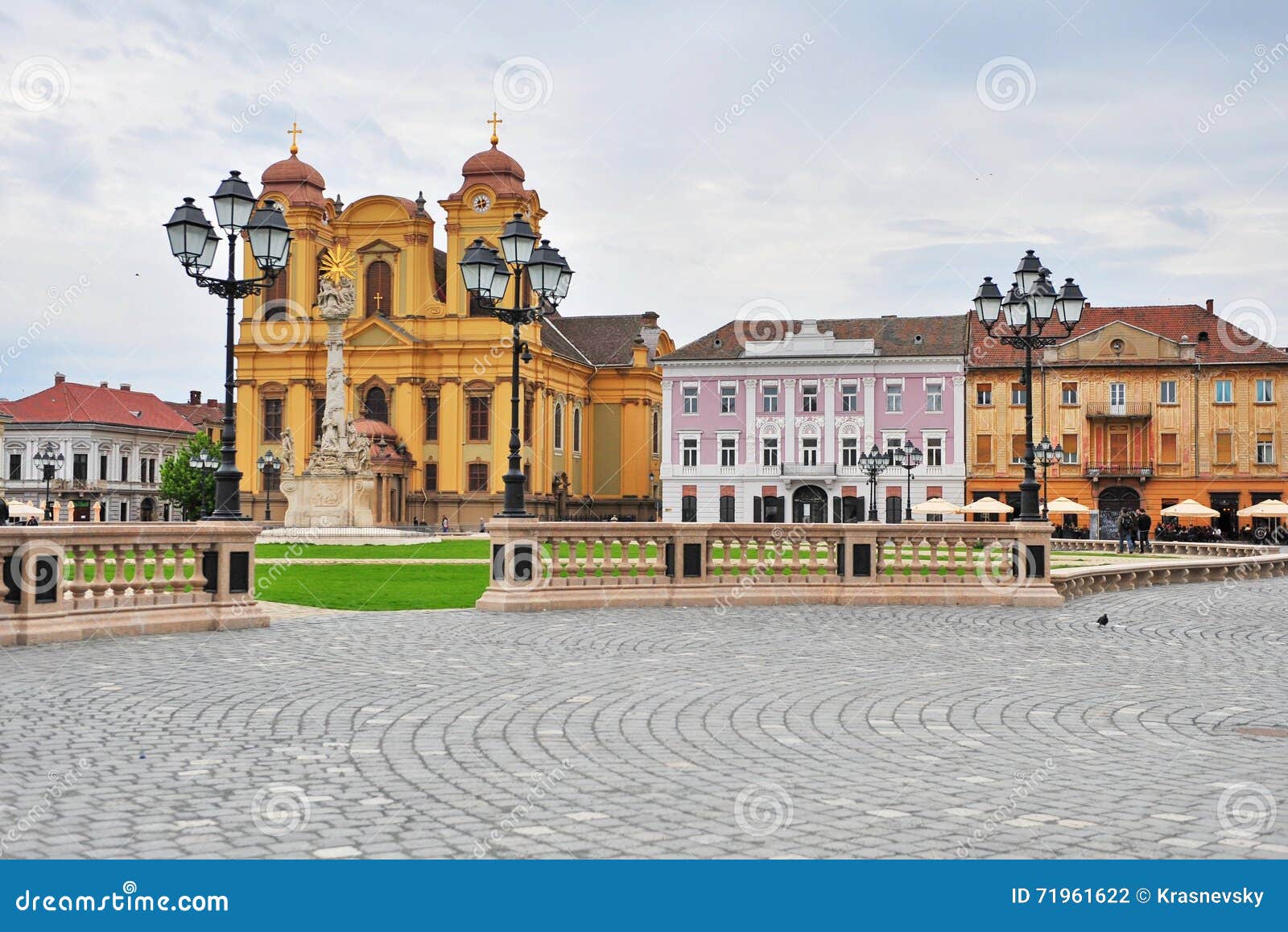 TImisoara old town stock photo. Image of townscape, architecture - 71961622