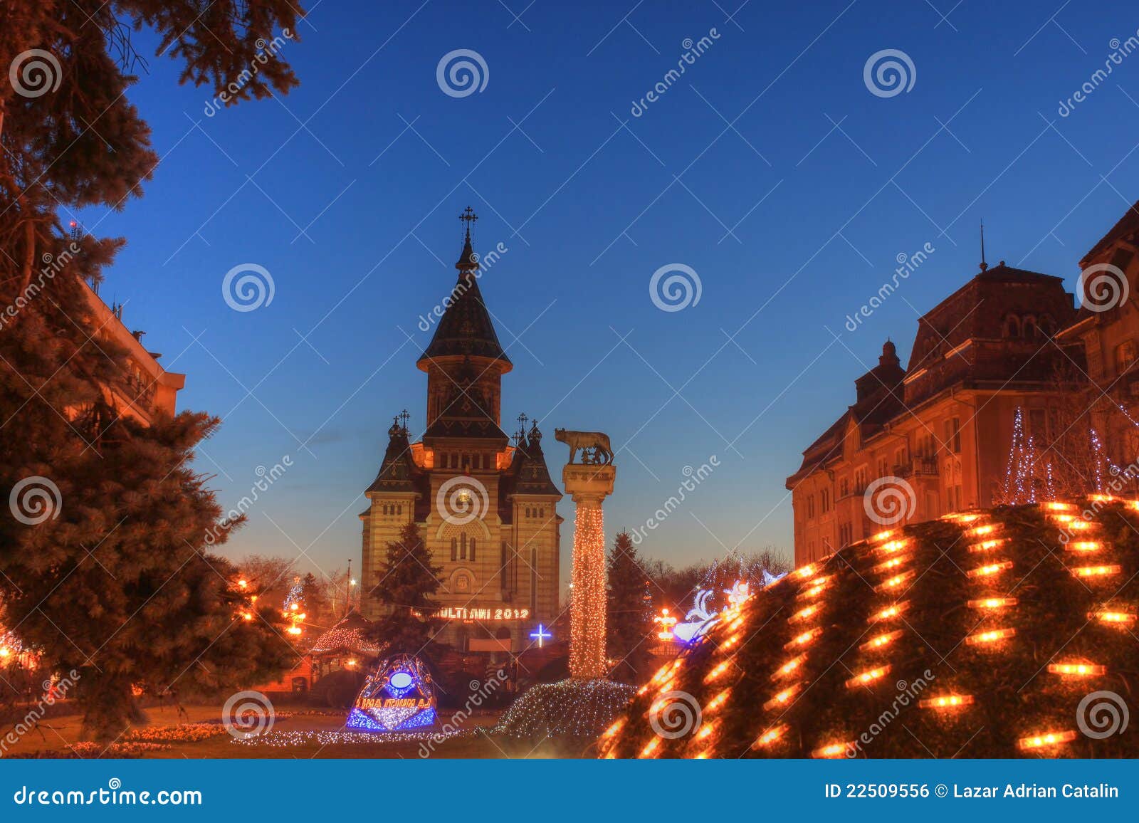 Timisoara Orthodox Cathedral, Romania Stock Photo - Image of tourism ...