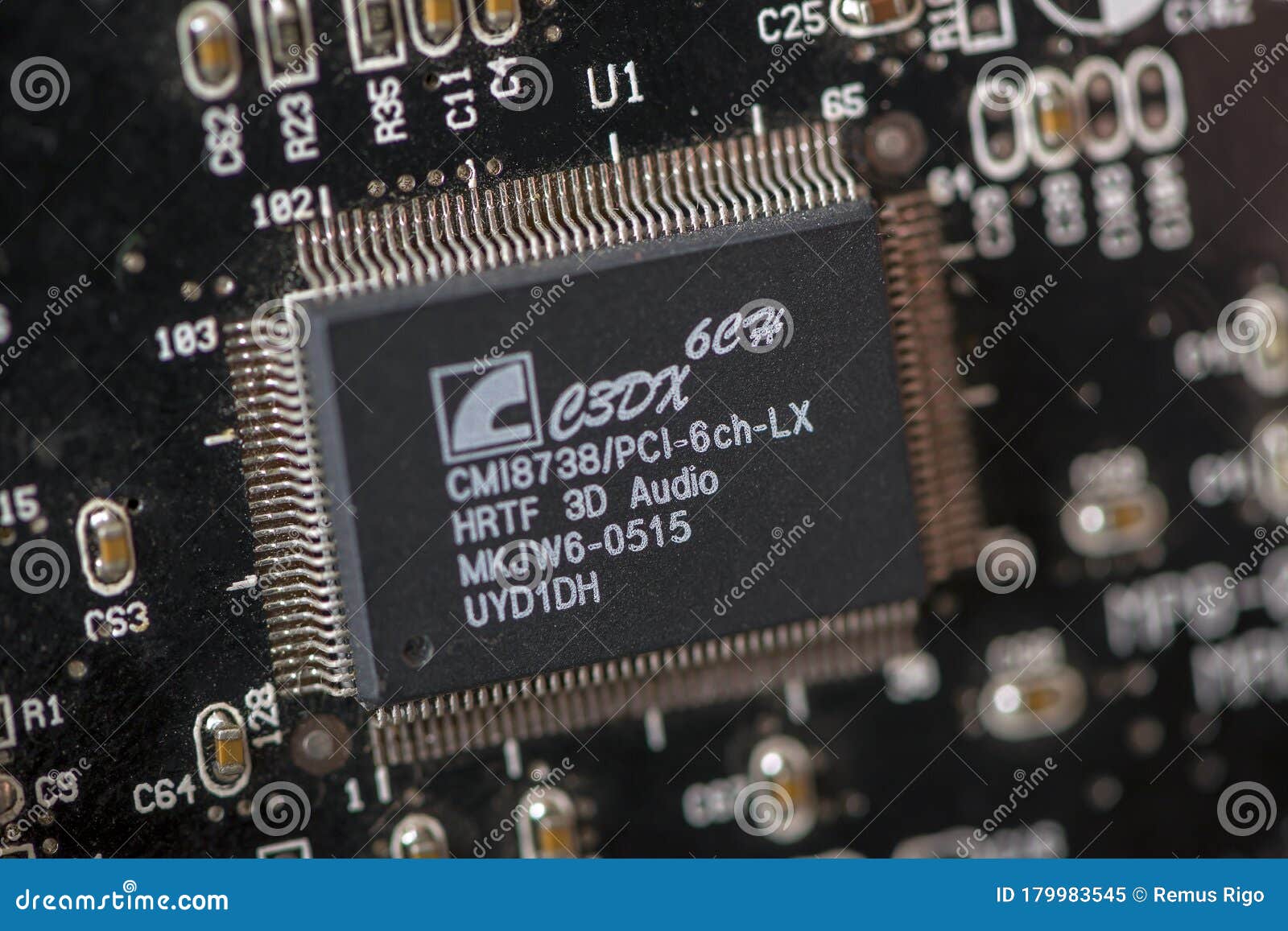 Close-up of a Microprocessor Editorial Image - Image of romania ...