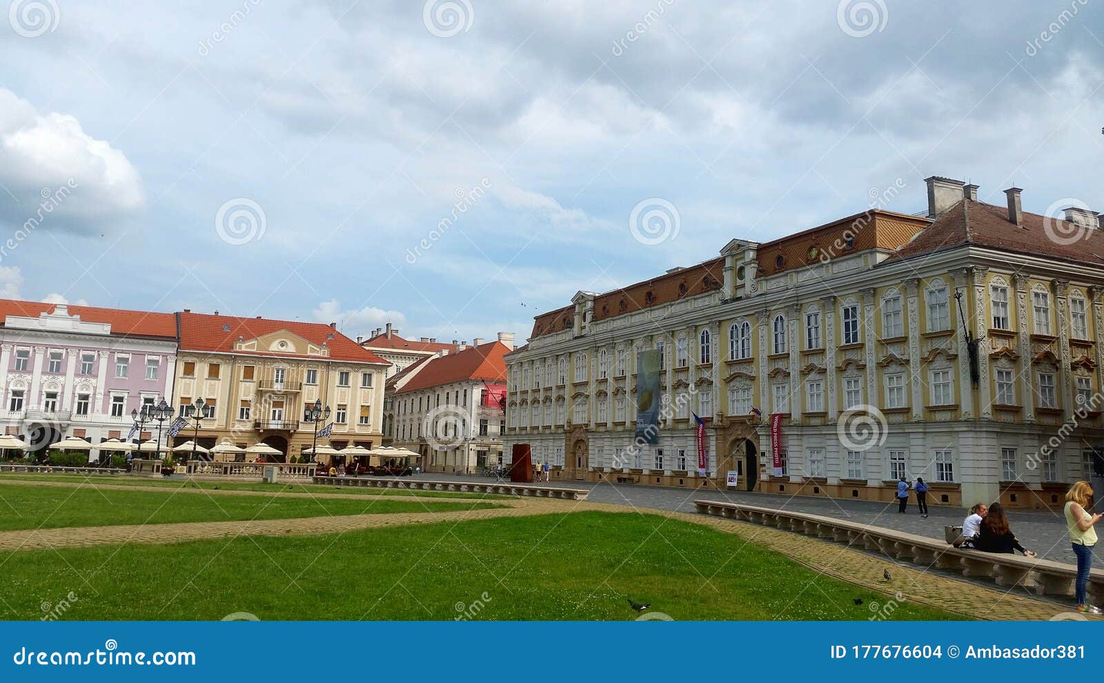 Union Square Unirii Square is the Main Square of Timisoara, Romania ...