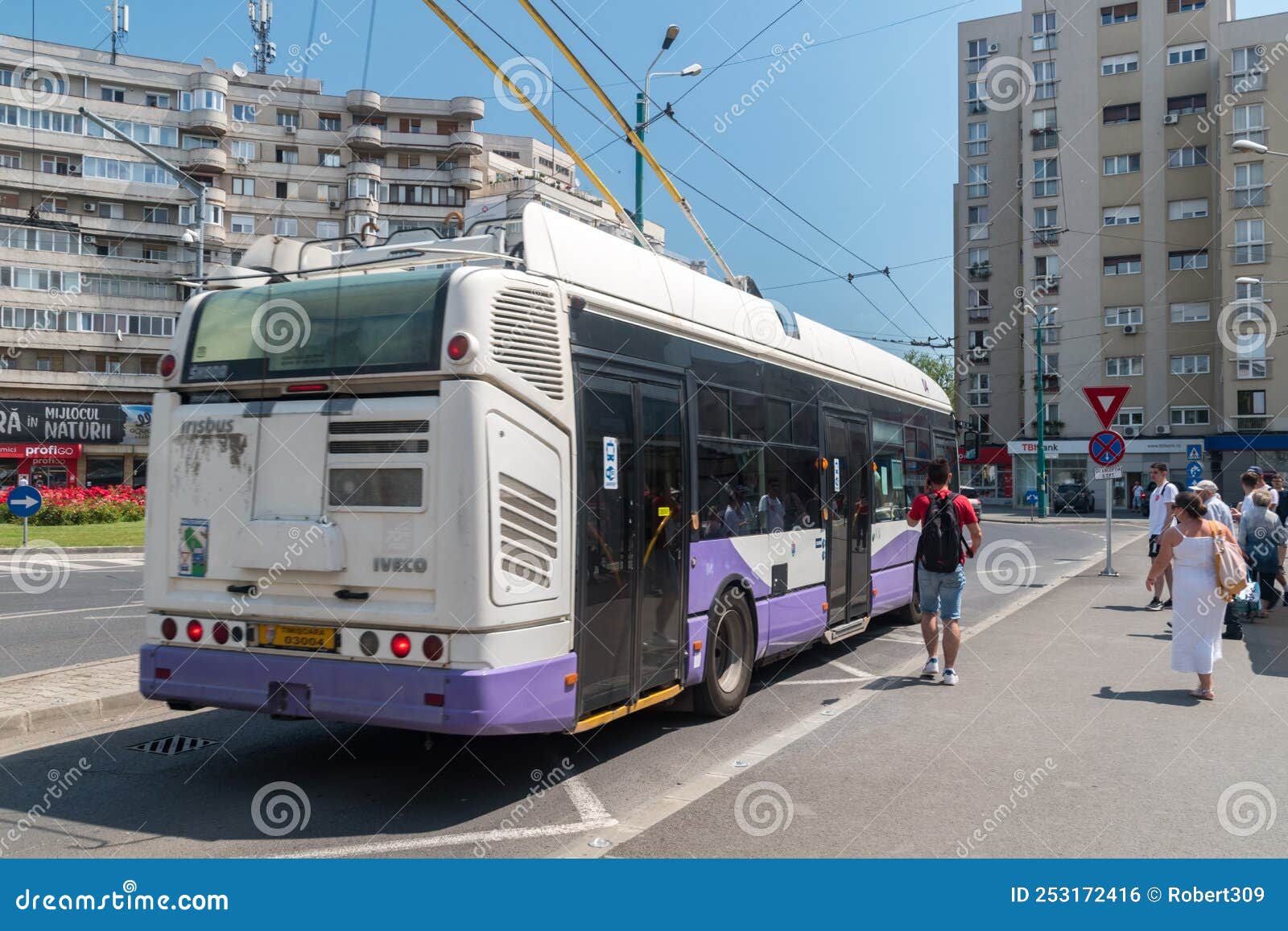 City Trolleybus in Timisoara Editorial Photo - Image of urban ...