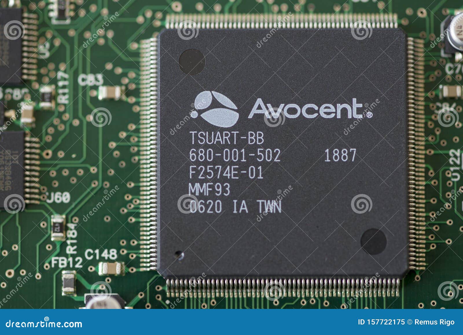 Close-up of a Microprocessor Editorial Image - Image of technology ...