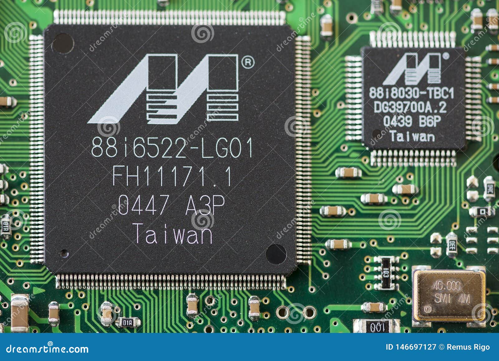 Close-up of a Microprocessor Editorial Photography - Image of ...