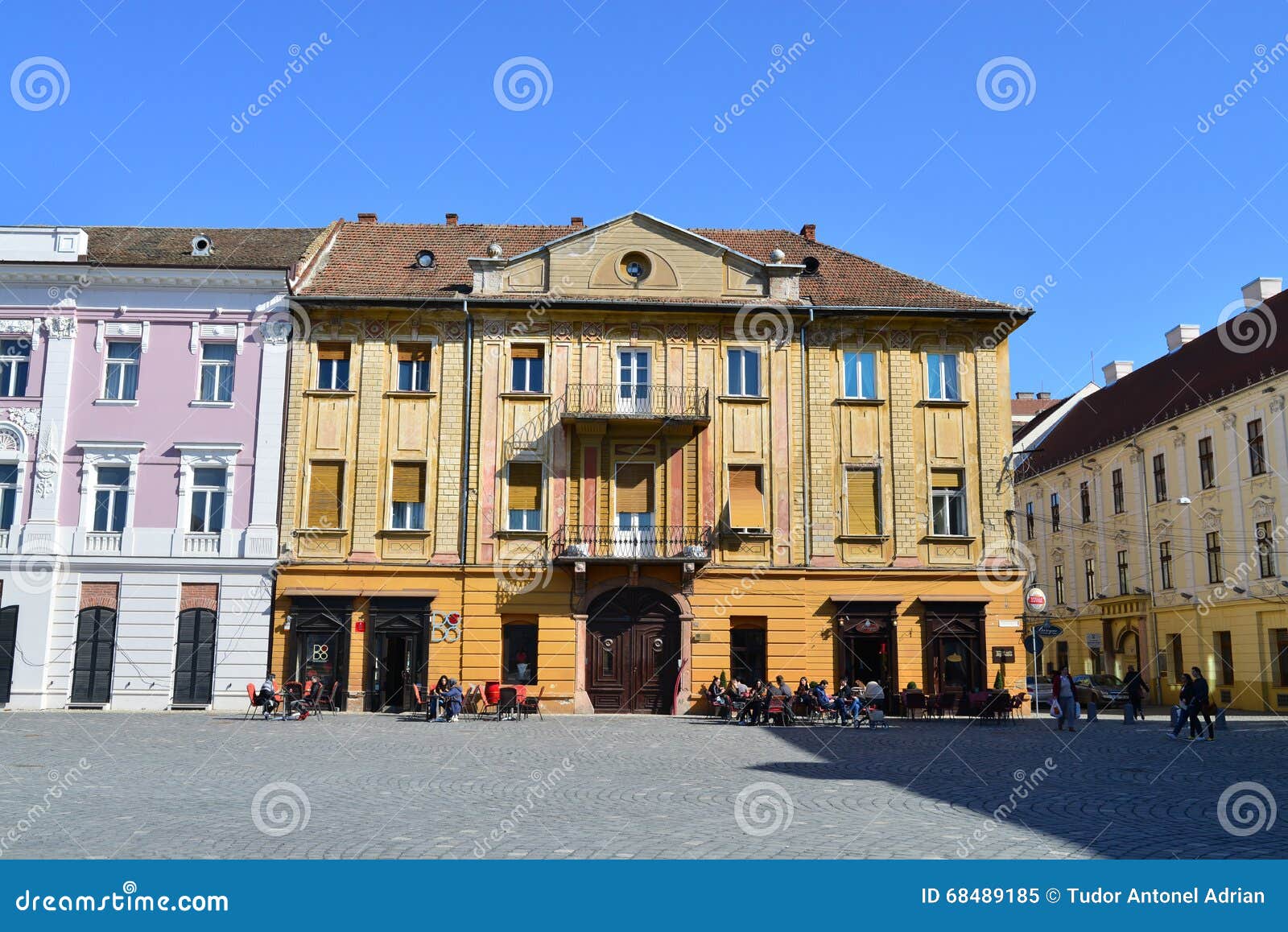 Timisoara Union Square Building Editorial Image - Image of landmark ...