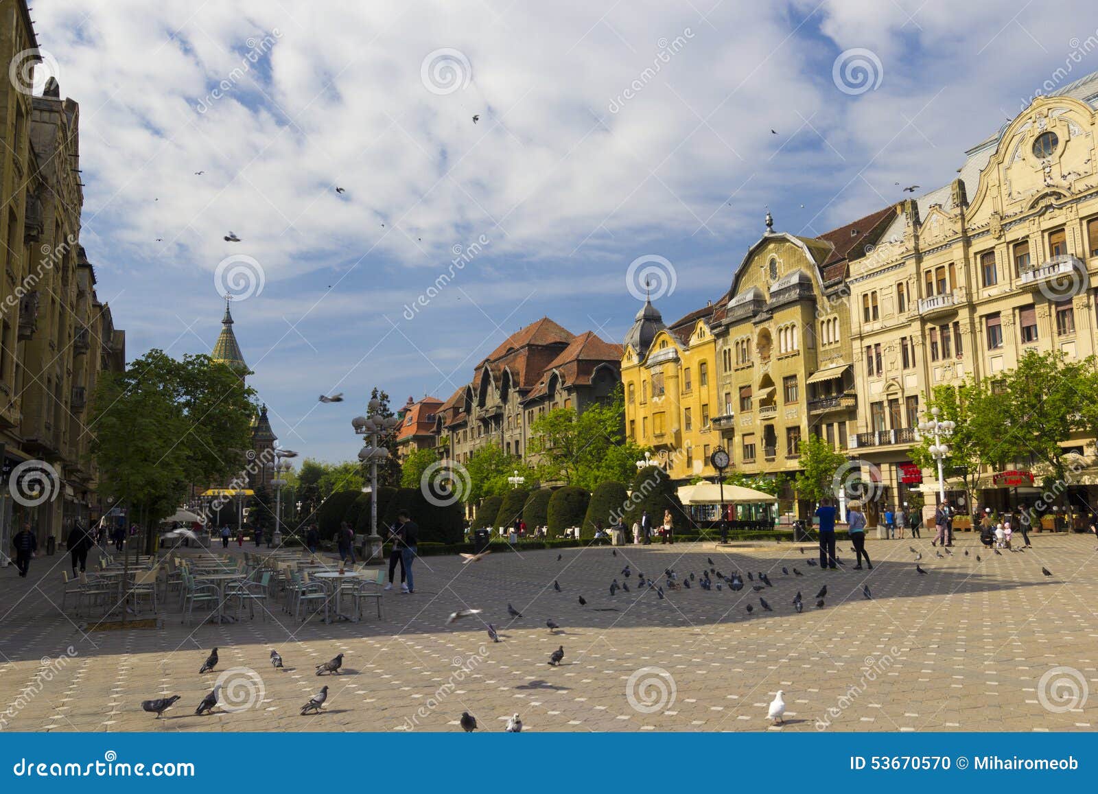 Timisoara - the Victory Square Editorial Image - Image of view ...