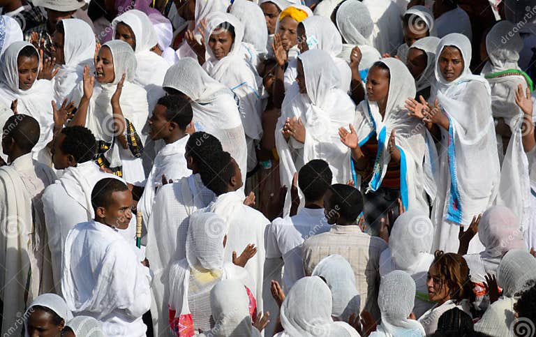 Timkat Celebration in Ethiopia Editorial Stock Photo - Image of singing ...