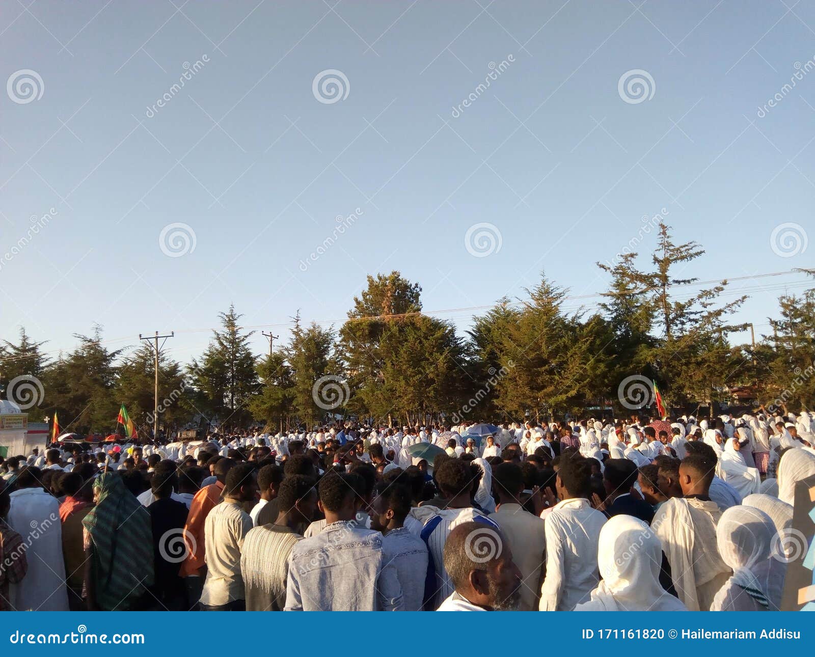 Timket Celebration of Ethiopian Editorial Image - Image of tabor ...