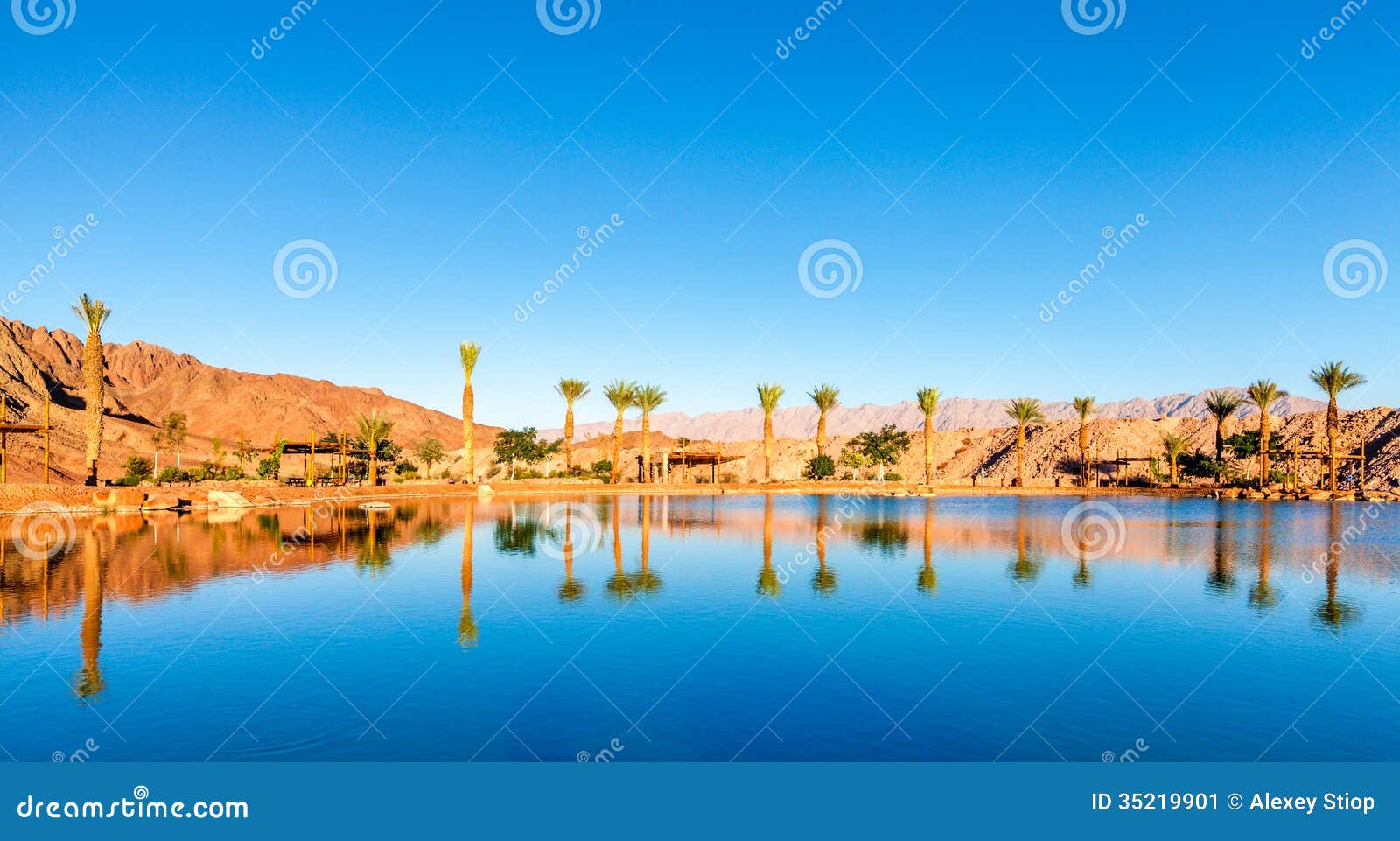 Timna Lake stock image. Image of travel, tranquil, evening - 35219901