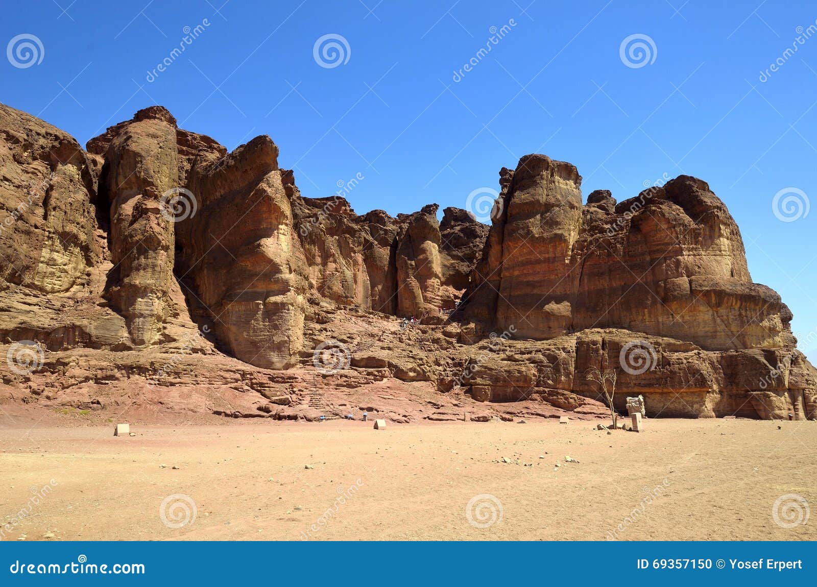 Timna national park stock photo. Image of pillars, desert - 69357150