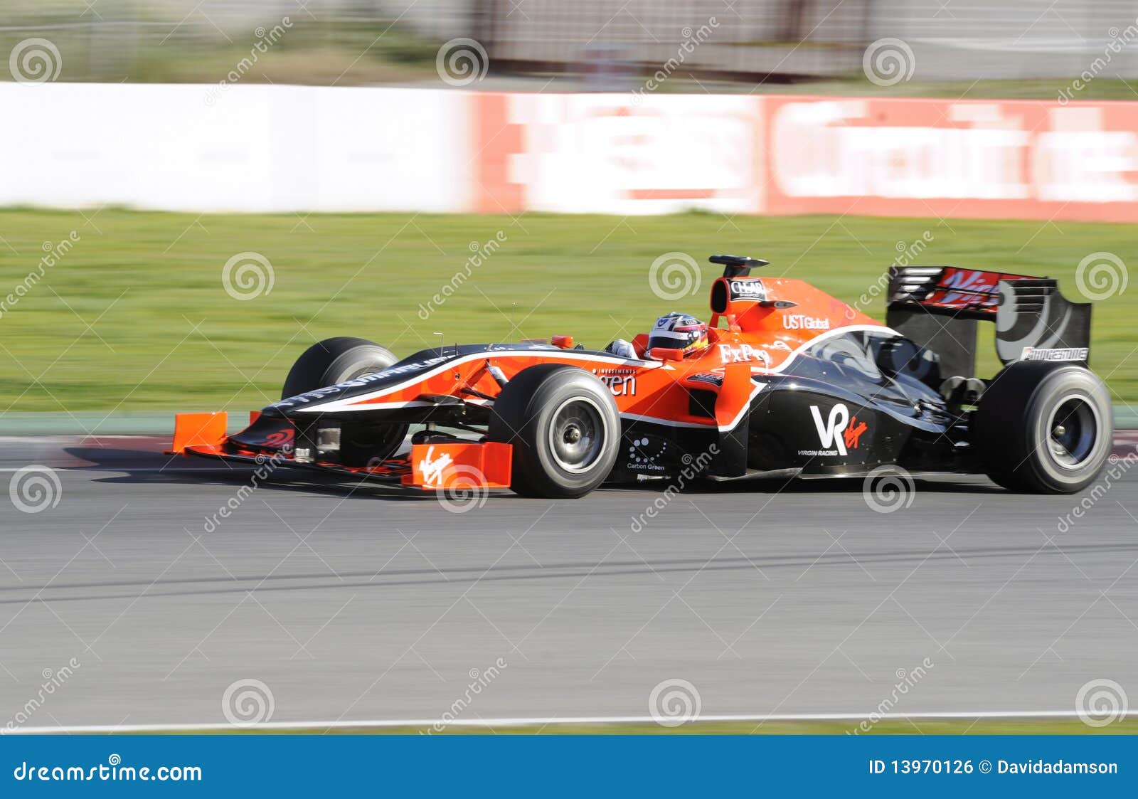 Timo Glock Driving for the Virgin Racing Team Editorial Photo - Image ...