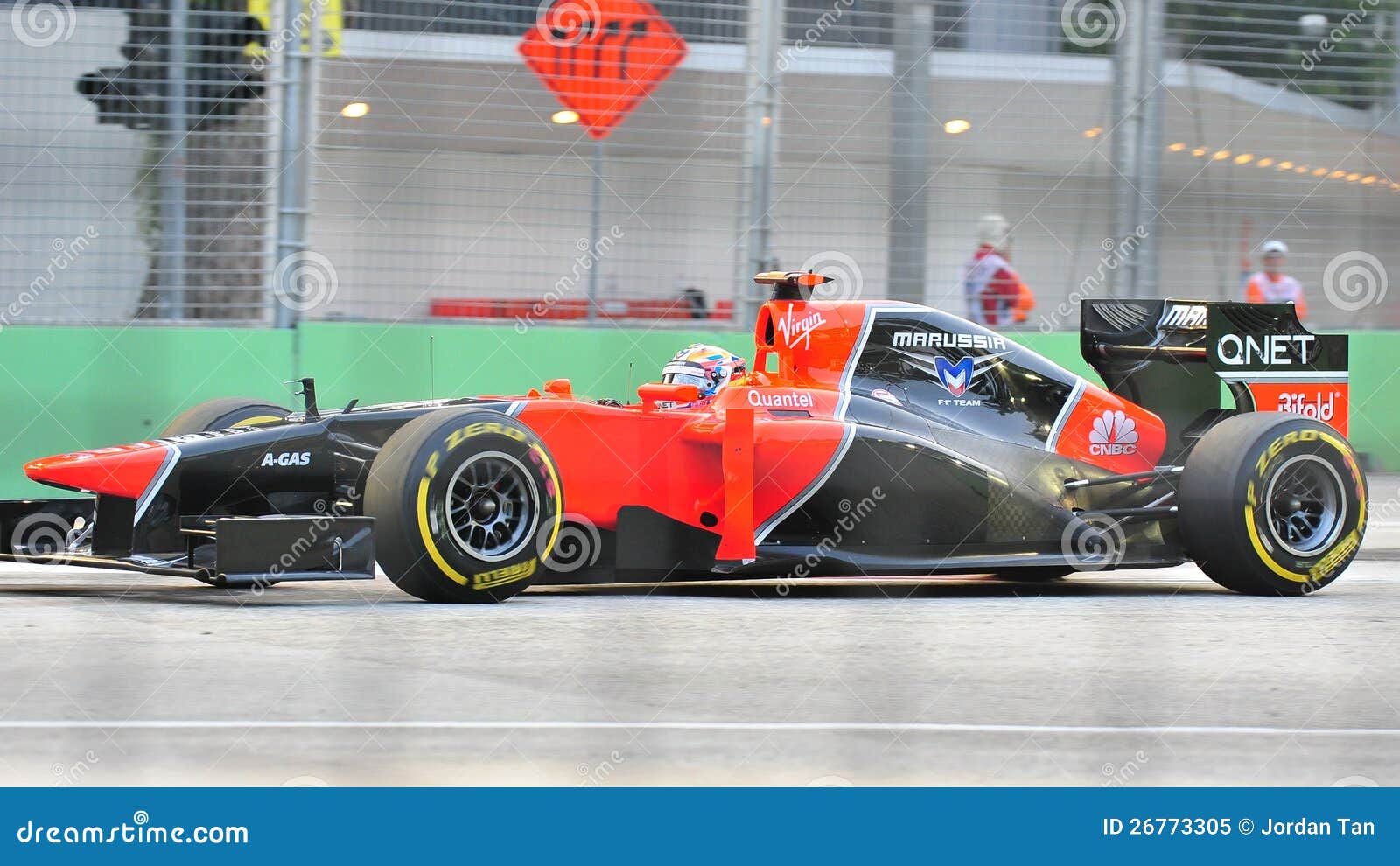 Timo Glock Racing in F1 Singapore GP Editorial Image - Image of marina ...