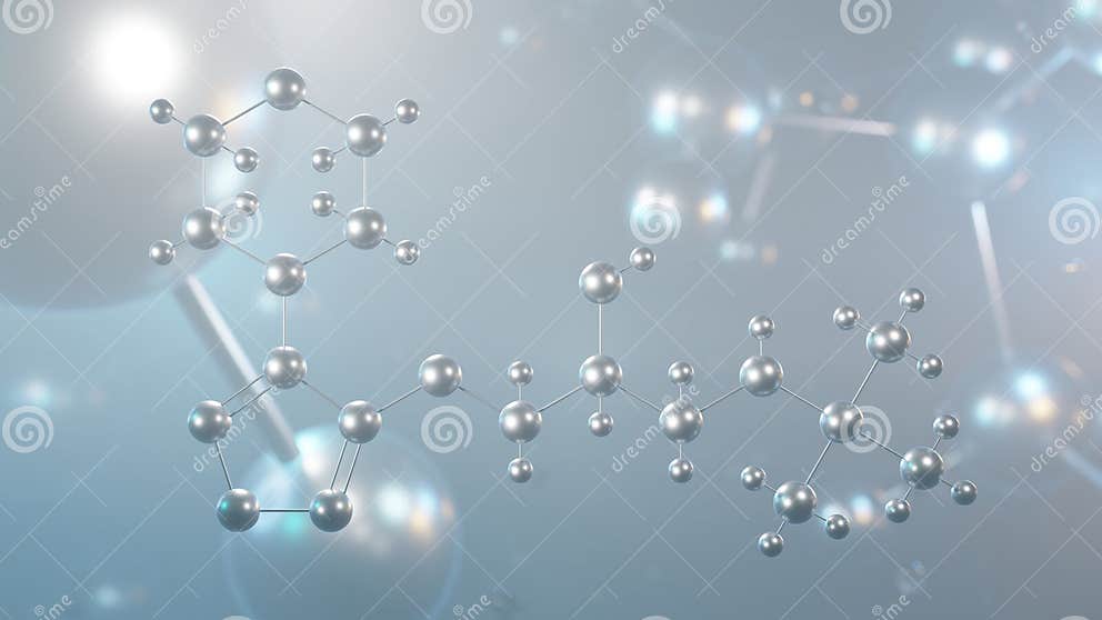 Timolol Molecular Structure, 3d Model Molecule, Non-cardioselective ...