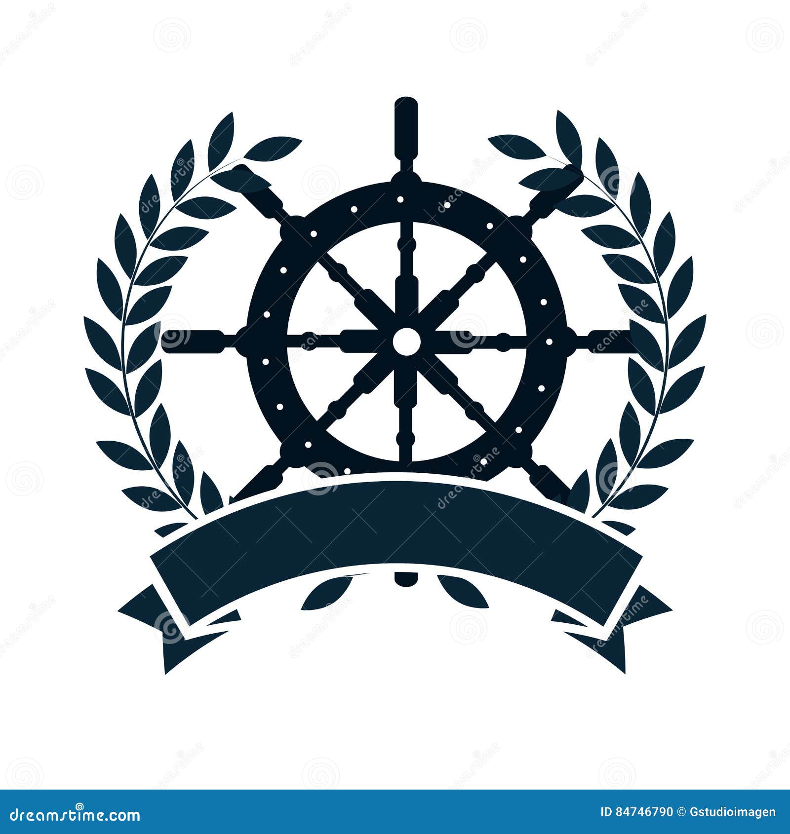Timon wheel maritime icon stock illustration. Illustration of adventure ...