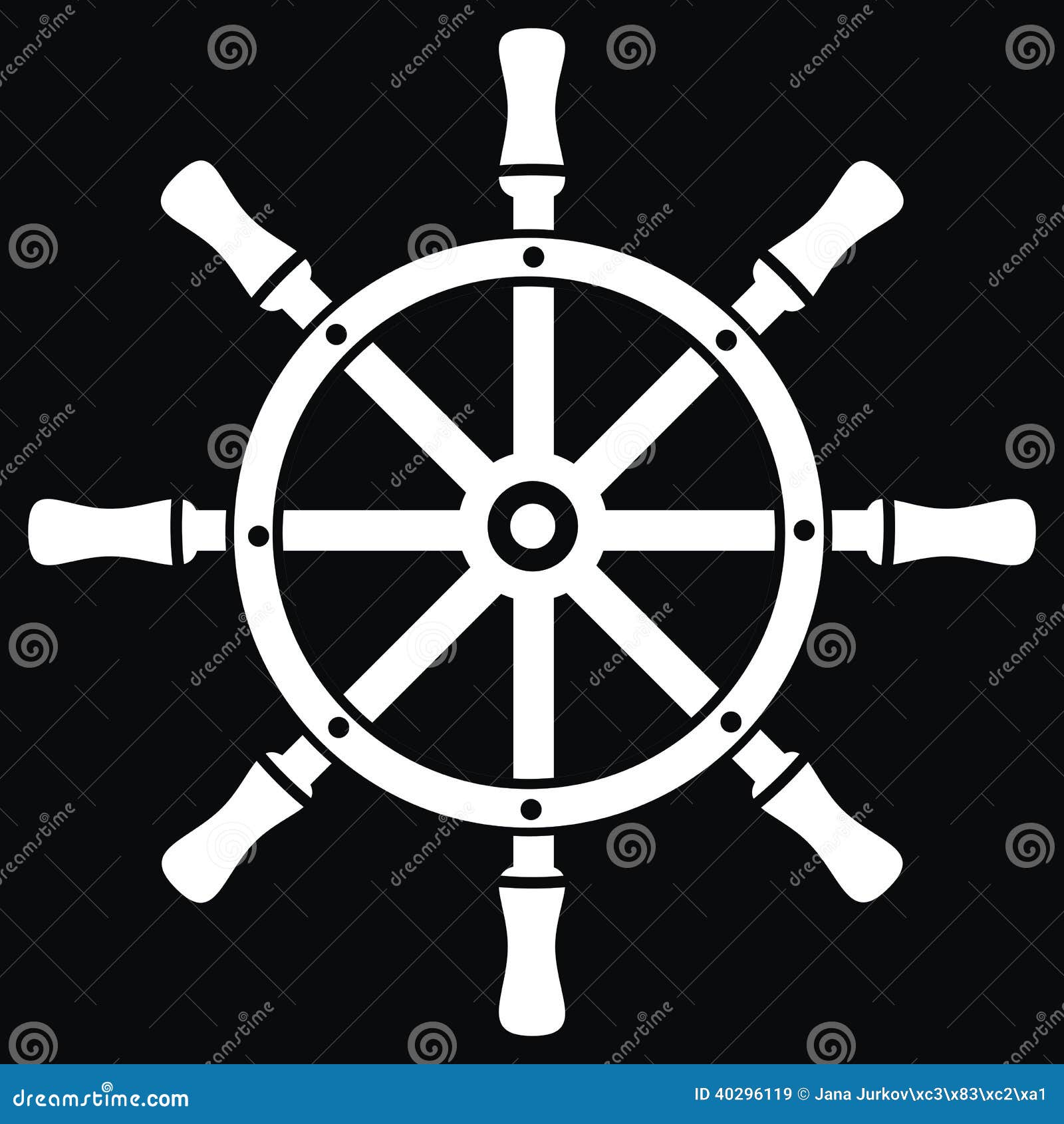 Timone - fondo nero illustrazione vettoriale. Illustrazione di arte ...