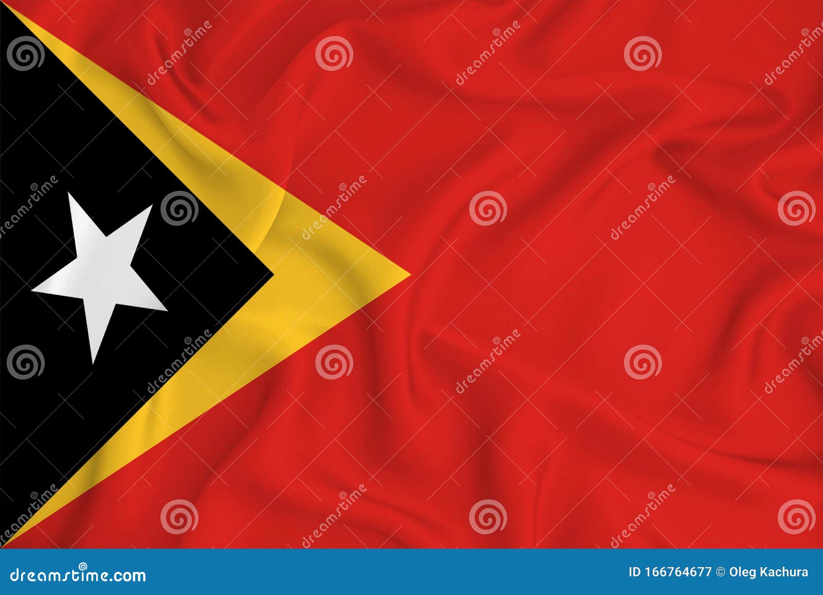 Timor Flag on the Background Texture. Concept for Designer Solutions ...
