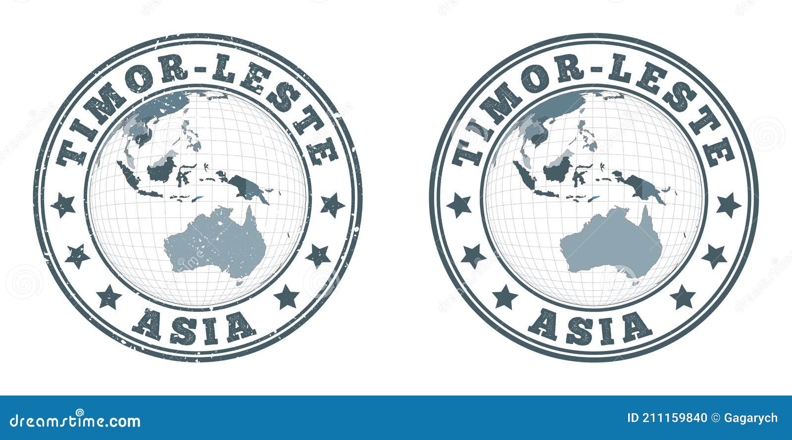 Timor Leste Round Logos Stock Vector Illustration Of Asia 211159840