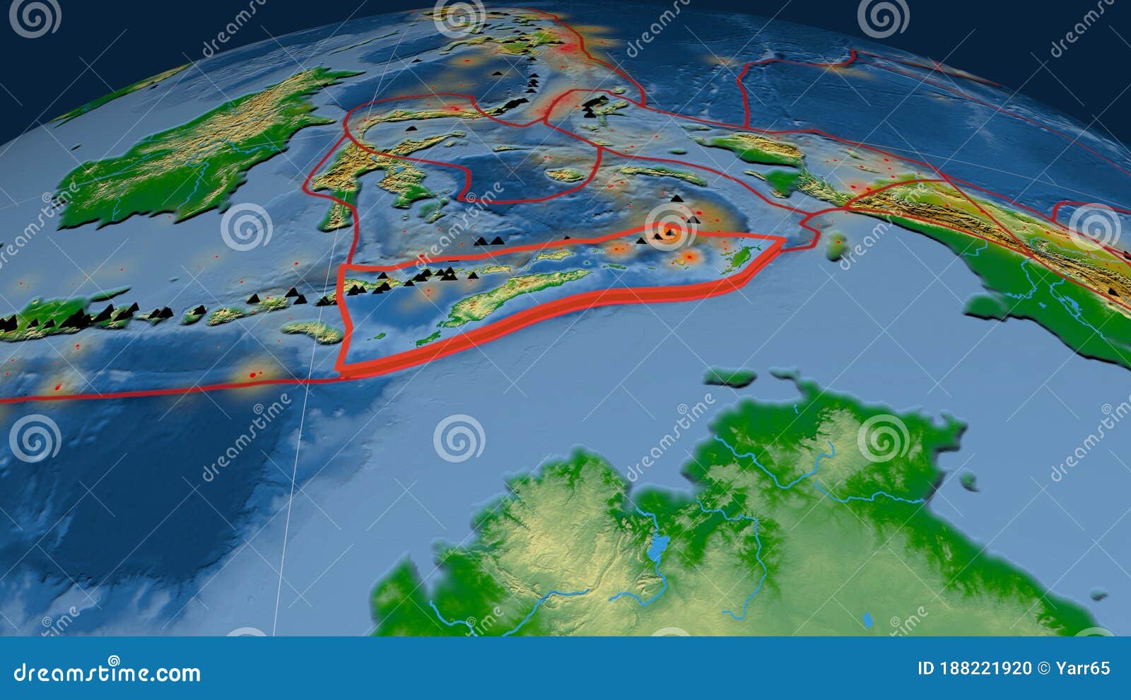 Timor Plate Extruded - Physical Stock Illustration - Illustration of ...