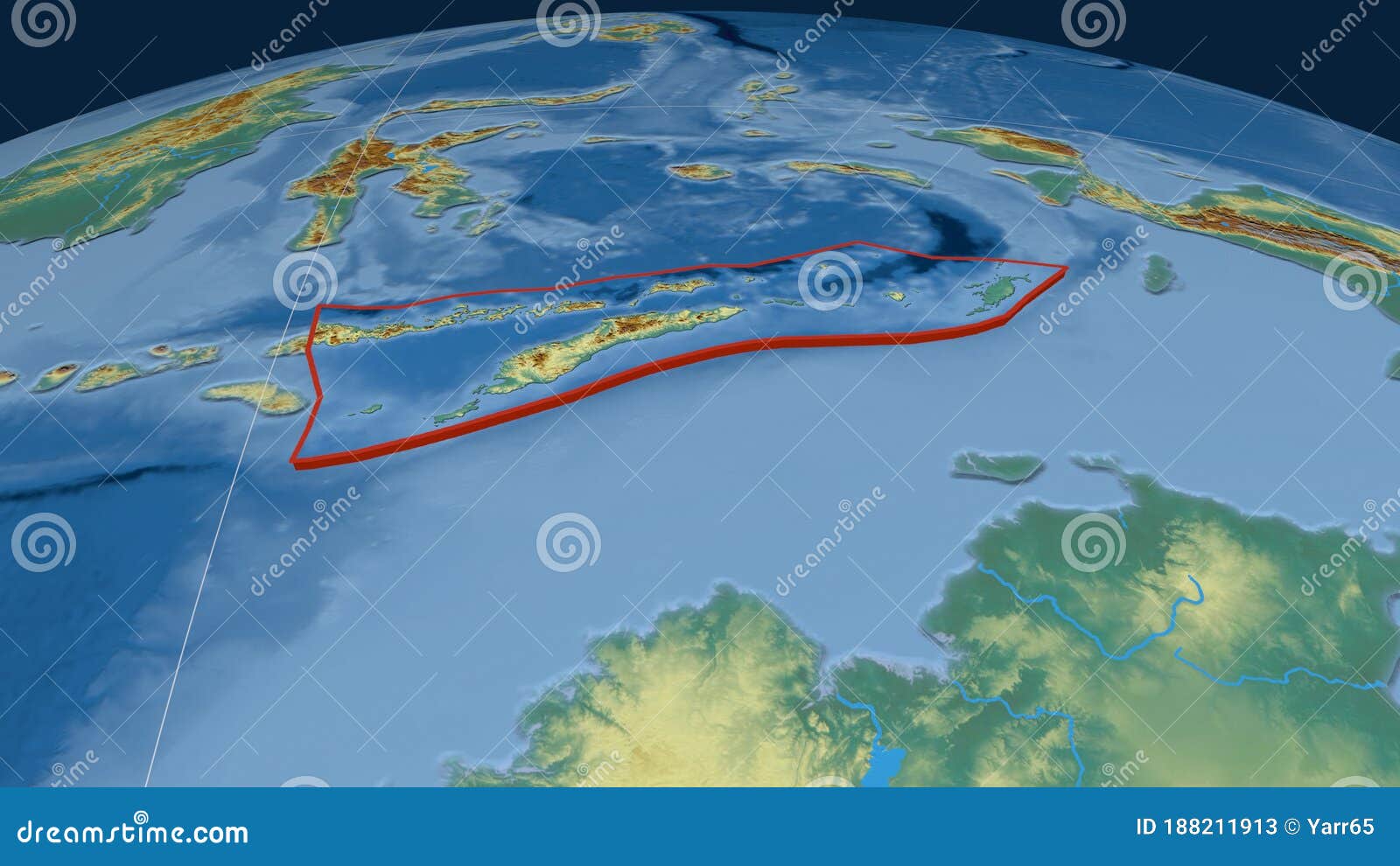 Timor Plate Extruded - Relief Stock Illustration - Illustration of ...