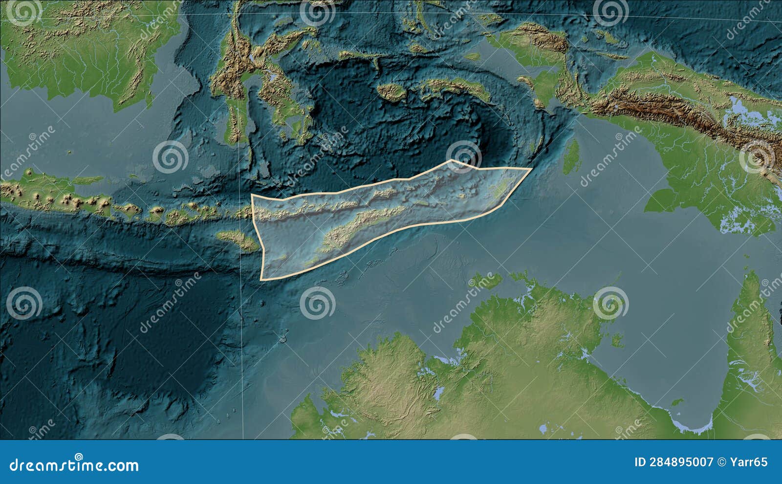 Timor Tectonic Plate. Wiki Map Stock Illustration - Illustration of ...