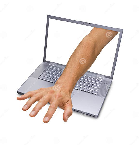 Timore del Internet immagine stock. Immagine di sicurezza - 8305349