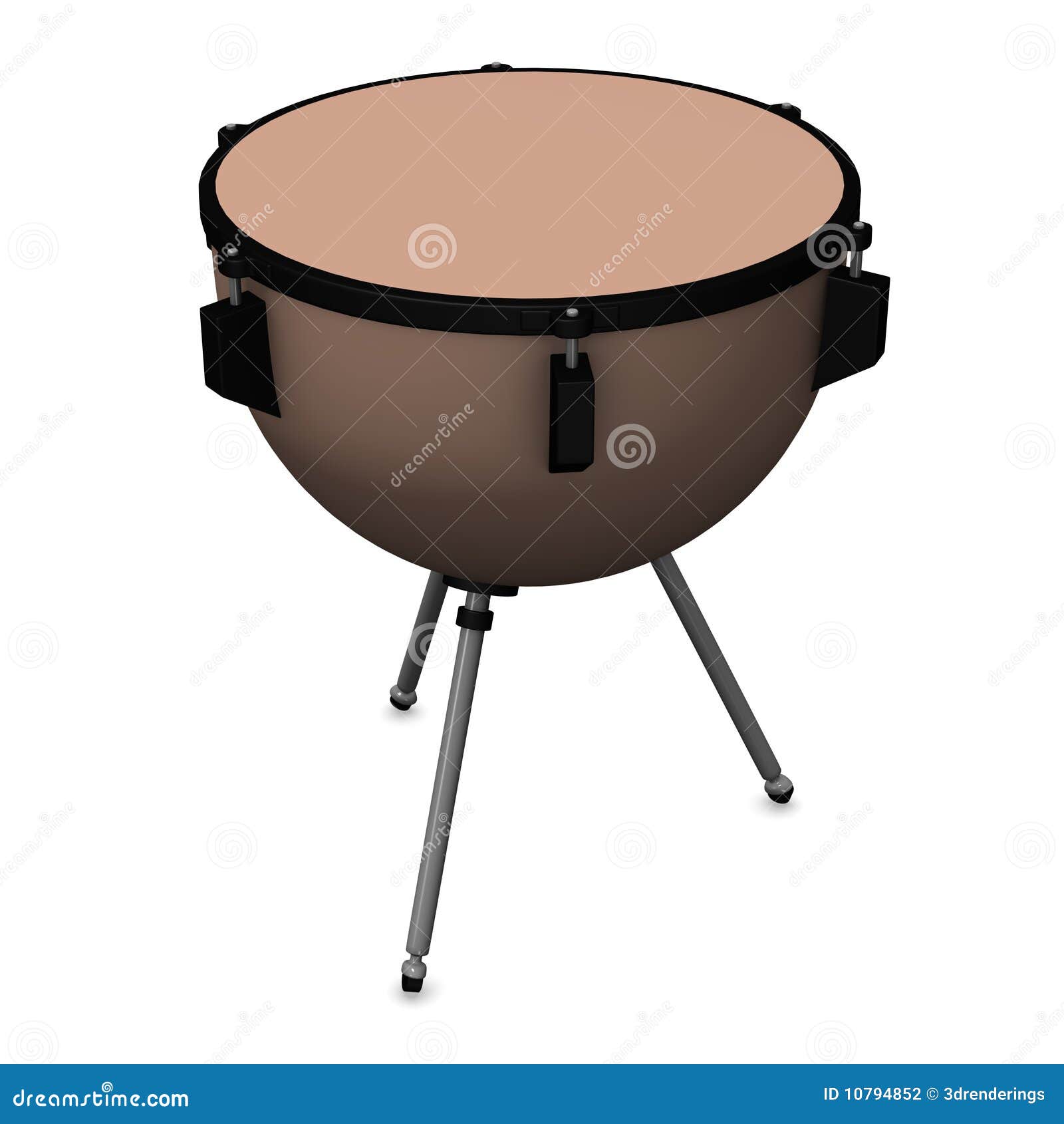 Timpani stock illustration. Illustration of maker, drum - 10794852