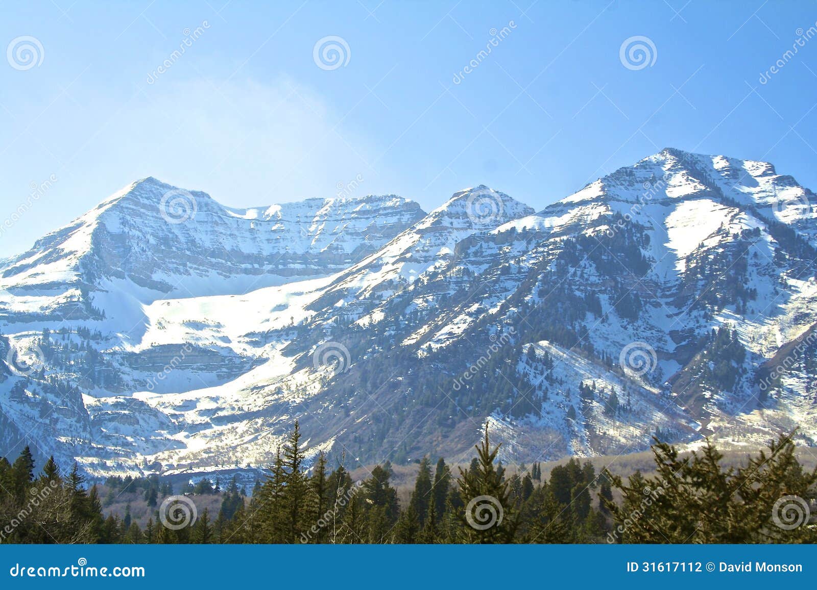 Timpanogos mountain stock photo. Image of cliffs, granite - 31617112