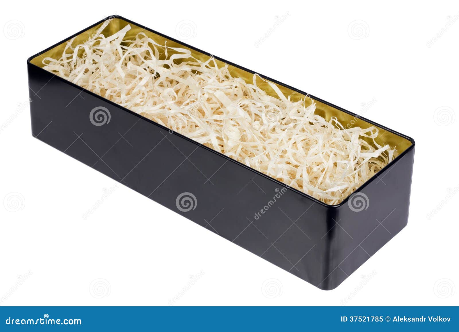 Tin Box with Straw for the Wine Stock Image - Image of shine, surface ...