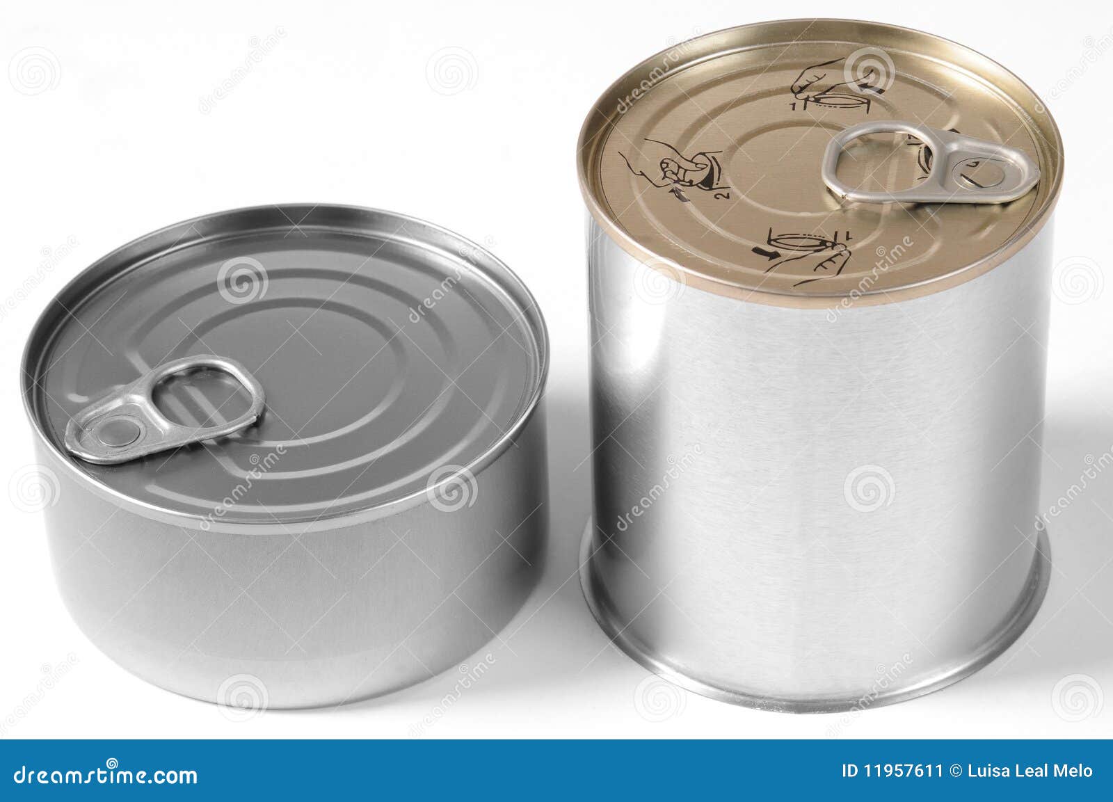 Tin can stock image. Image of preserved, canned, open - 11957611
