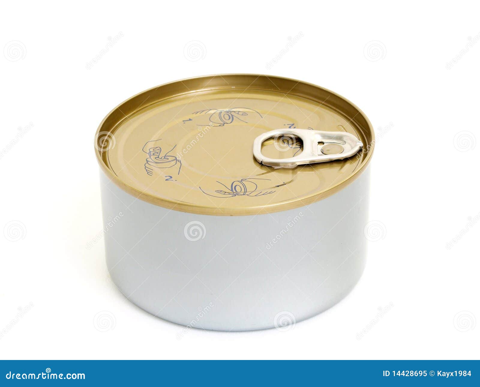 Tin can stock image. Image of product, anchovy, object - 14428695