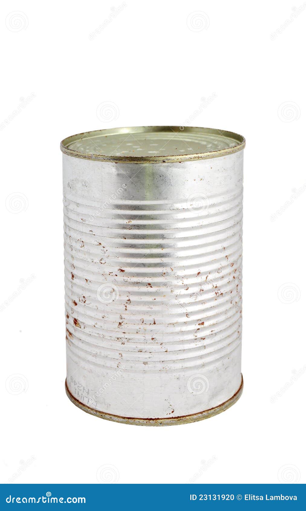 Tin can stock photo. Image of closeup, canned, chrome - 23131920