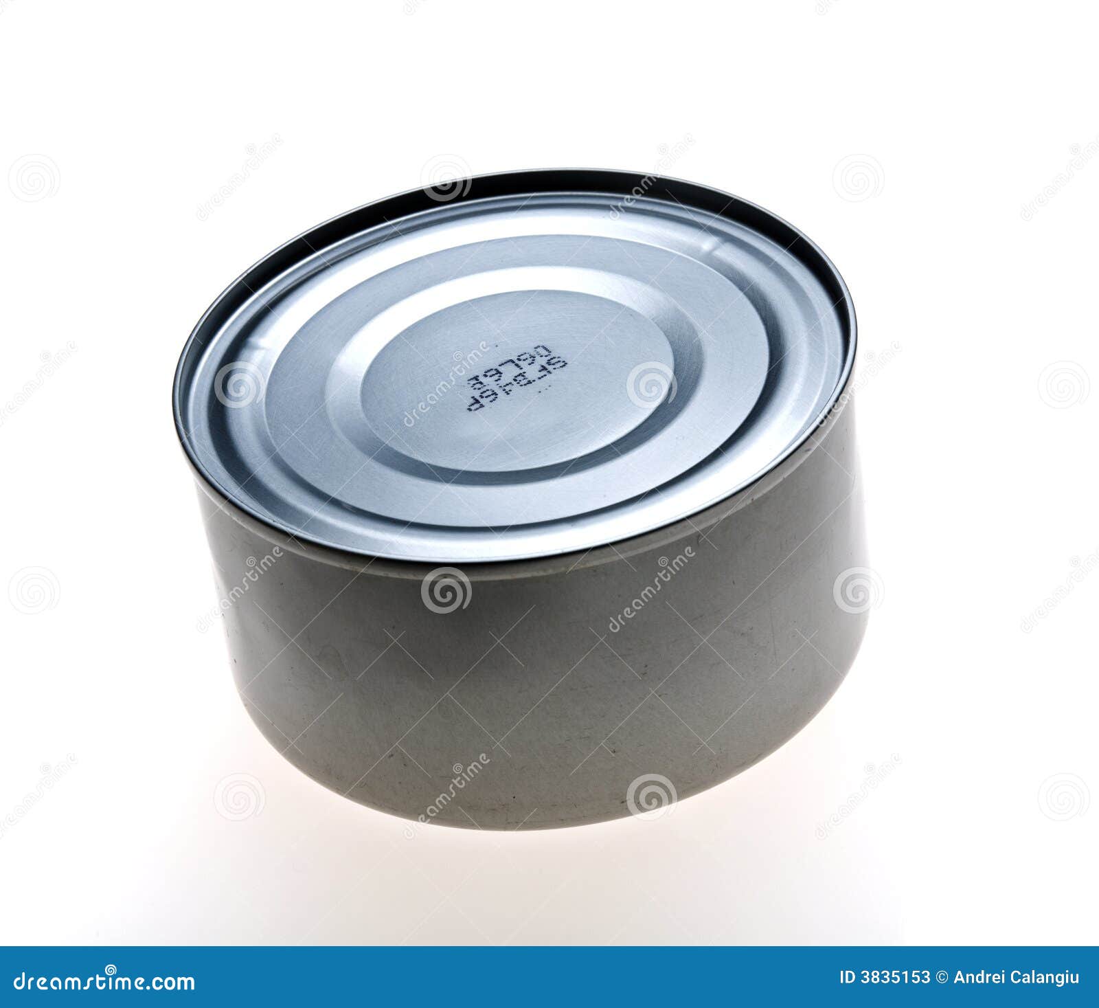 Tin can stock image. Image of object, vignette, isolated - 3835153