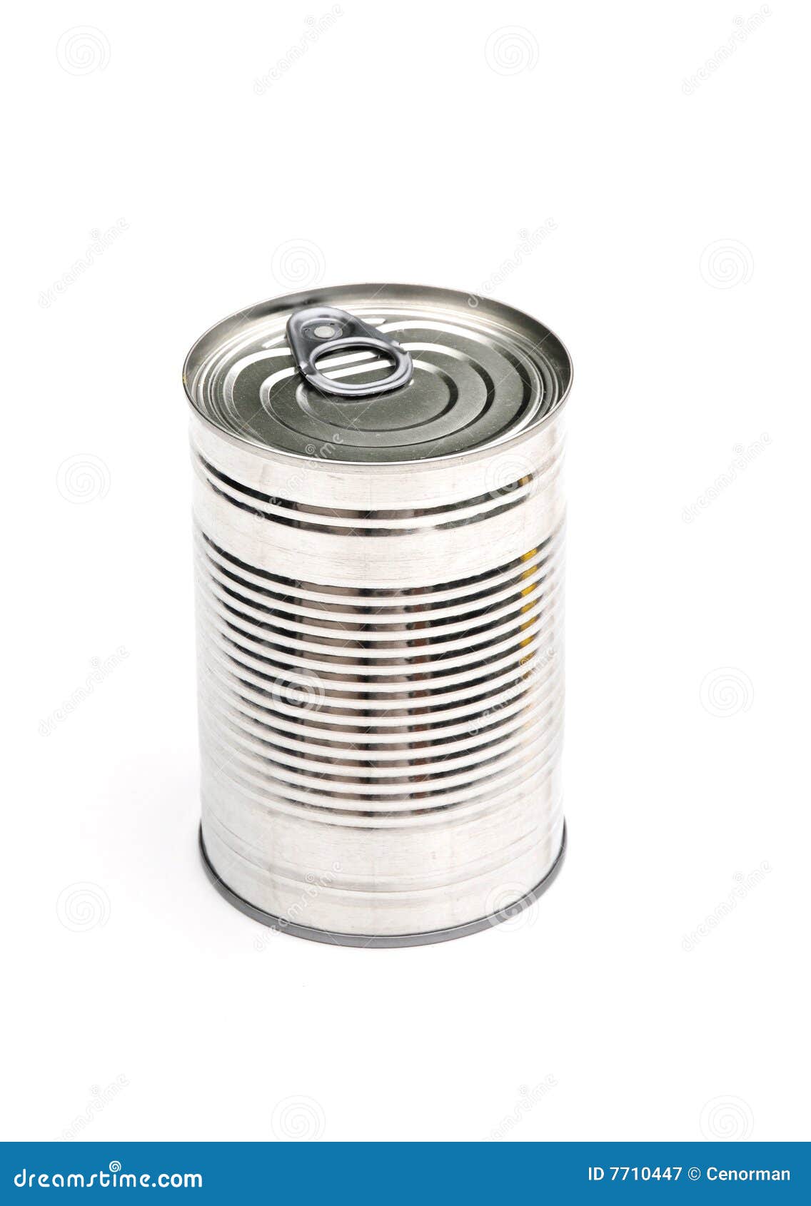 Tin can stock image. Image of steel, pack, product, white - 7710447
