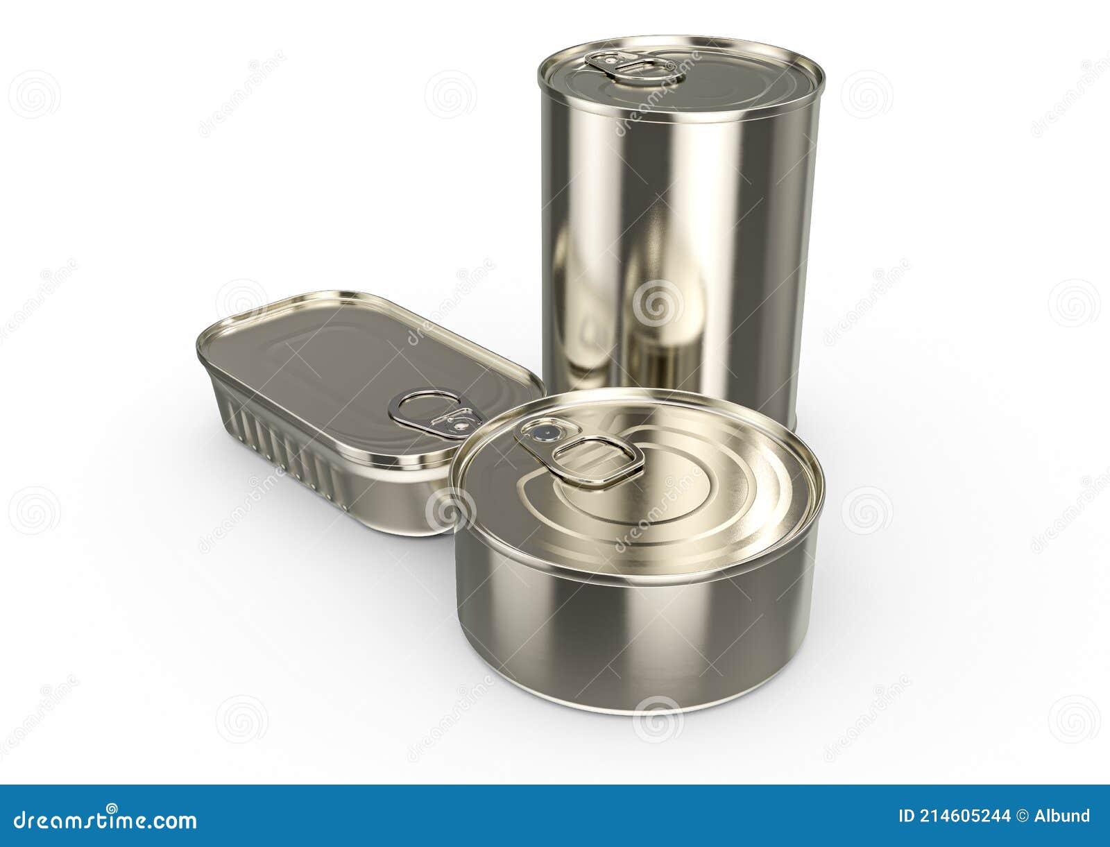 Tin Can Collection stock illustration. Illustration of manufacture ...