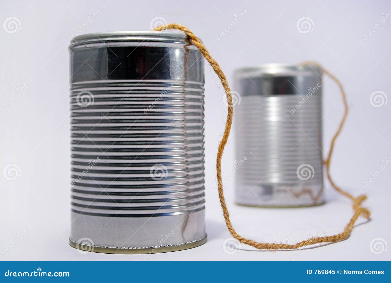 Tin can telephone stock image. Image of business, speak - 769845