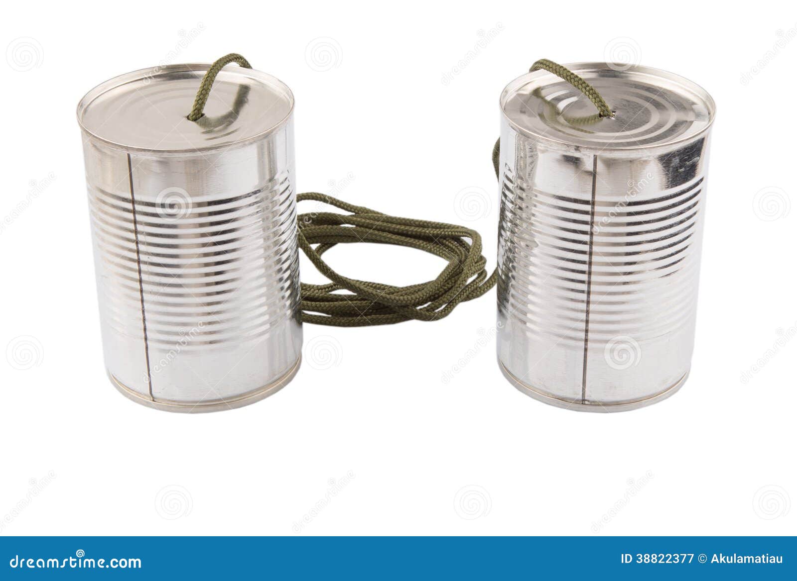 Tin Can Telephone IV imagem de stock. Imagem de tecnologia - 38822377
