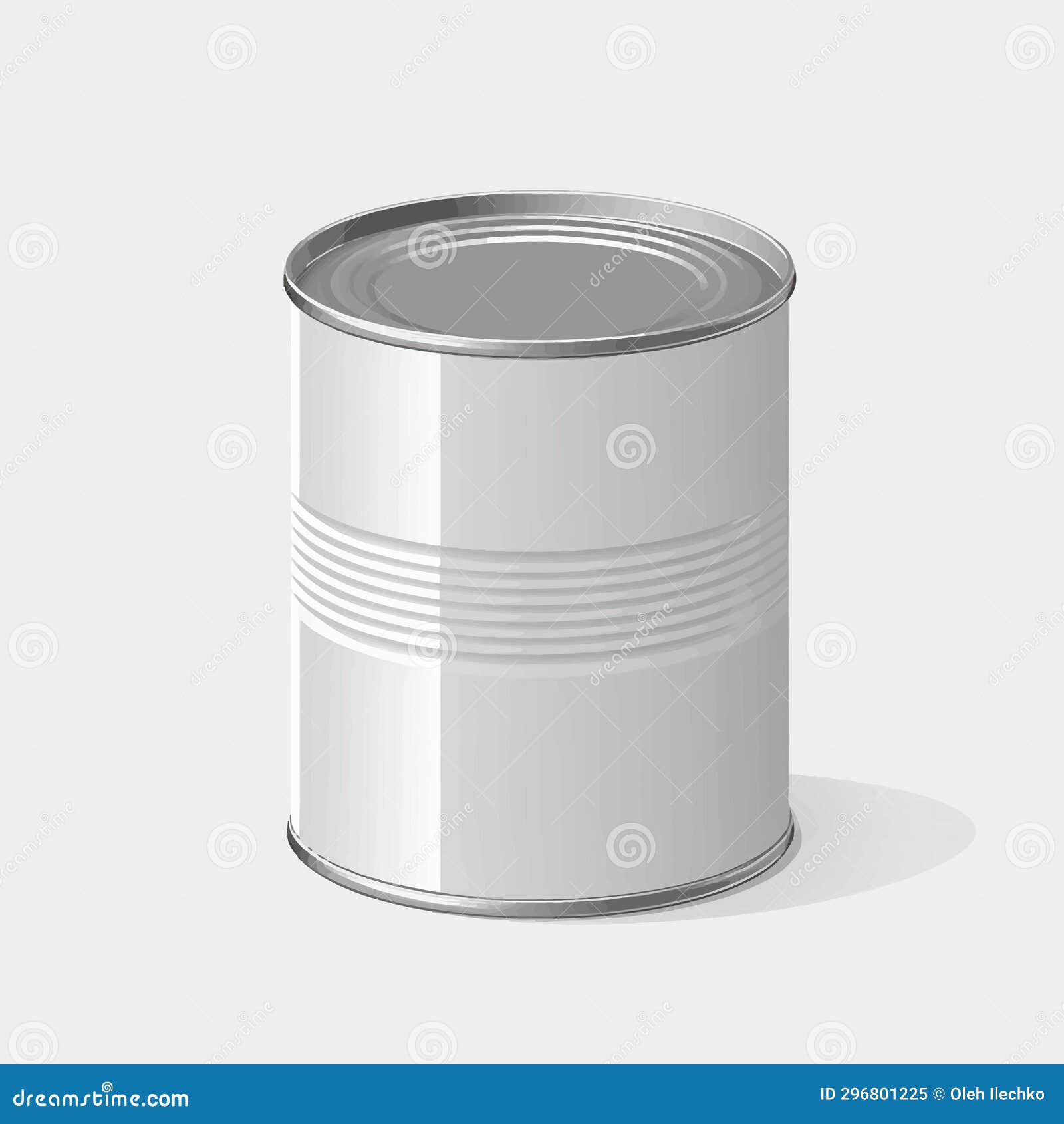 Tin Can Vector Flat Minimalistic Isolated Illustration Stock Vector ...