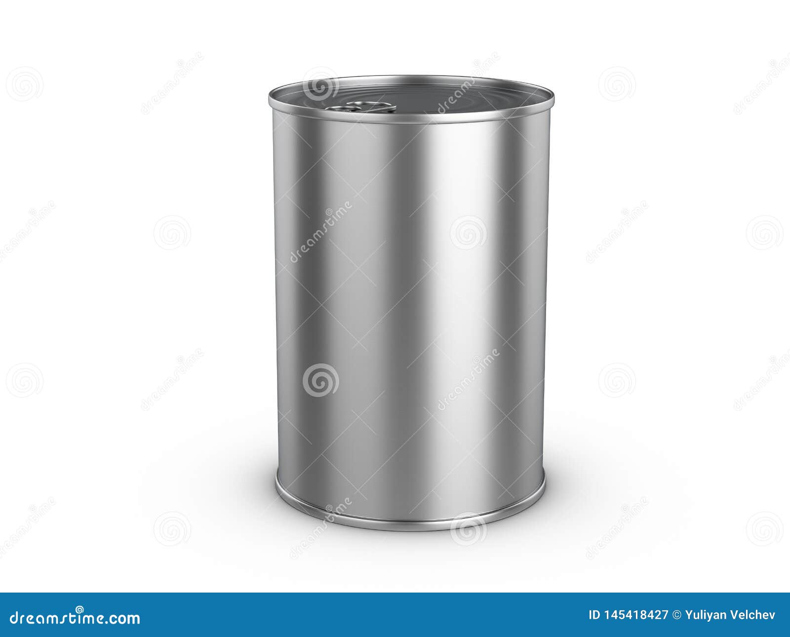 Tin can stock illustration. Illustration of render, object - 145418427