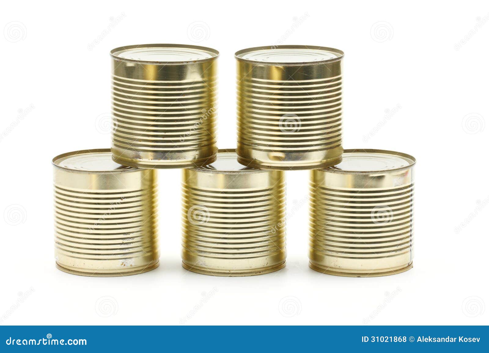 Tin cans stock photo. Image of white, shiny, closeup - 31021868