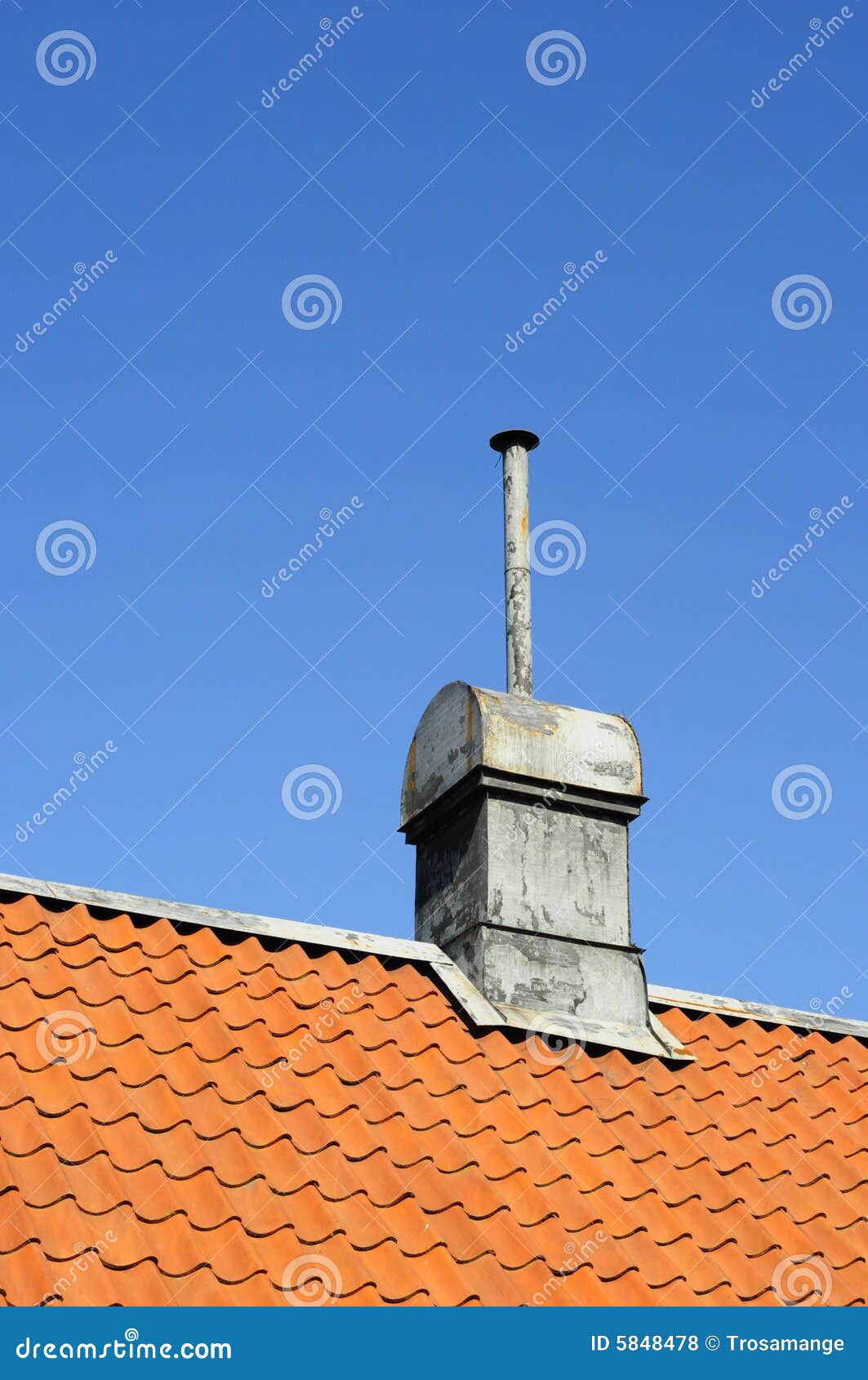 Tin chimney stock photo. Image of house, chimney, architecture - 5848478