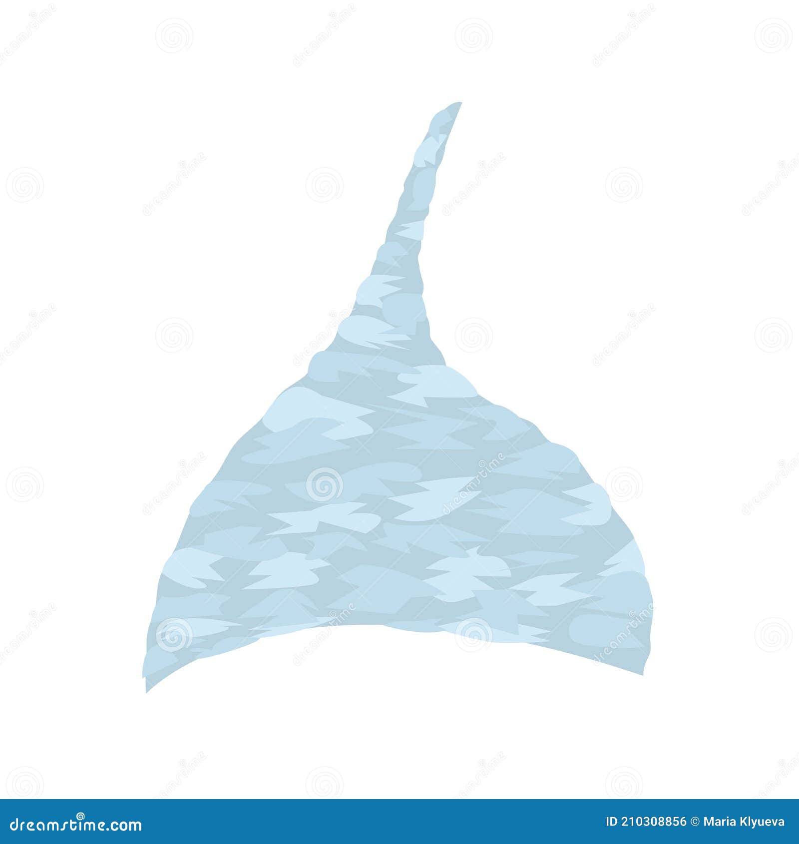 Tin Foil Hat Radiation Protection Cap. Flat Vector Stock Vector ...
