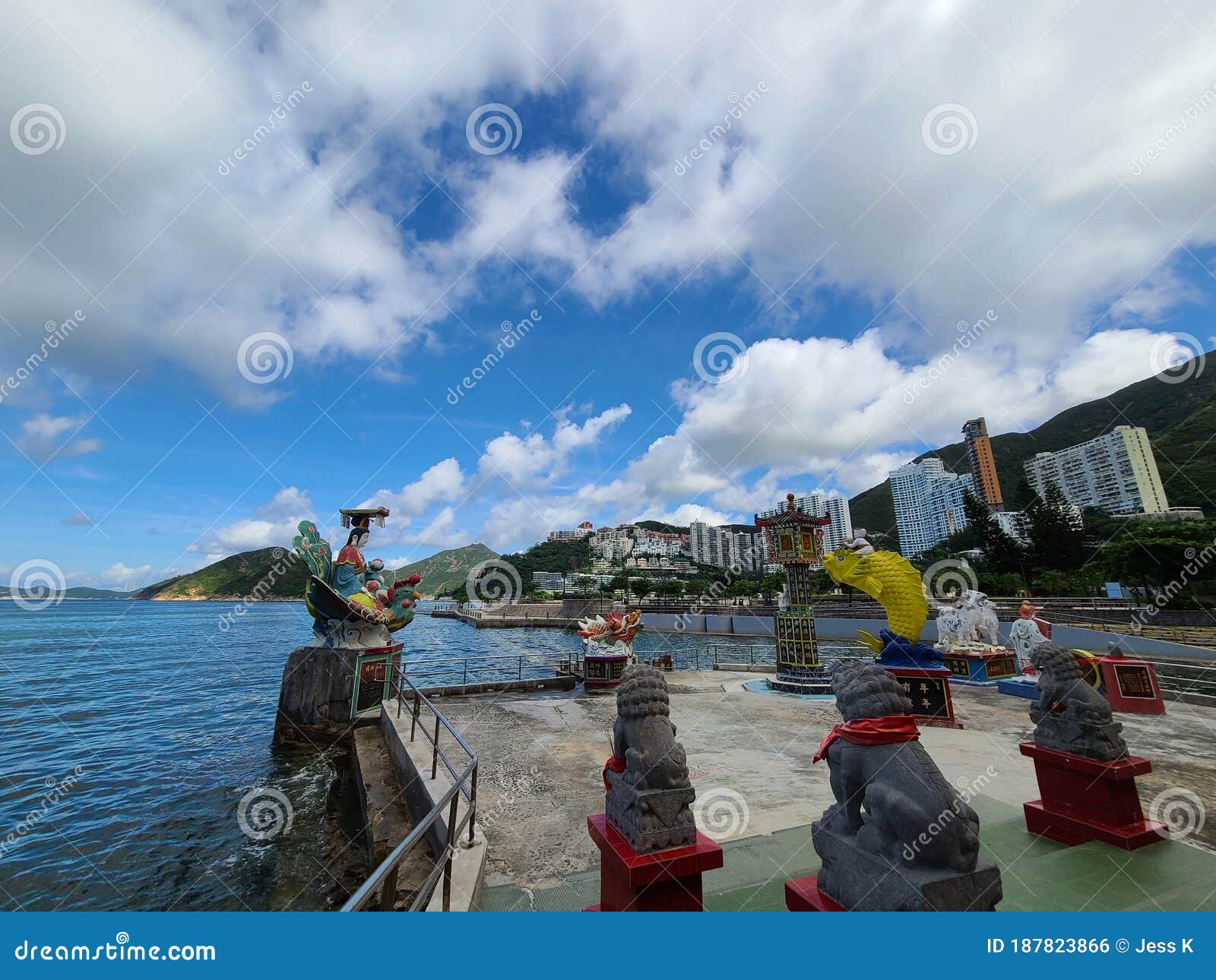Tin Hau Temple Repulse Bay Hong Kong Foto editorial - Imagen de ...