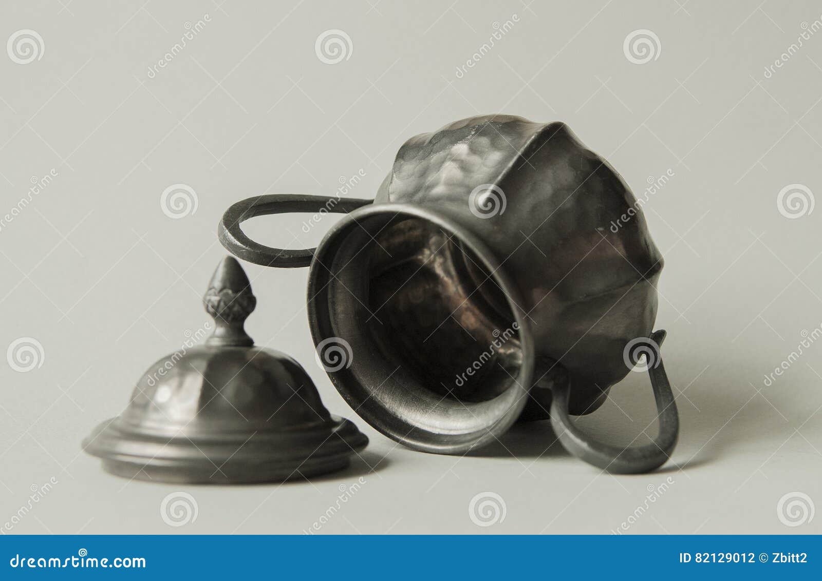 Tin Jug stock photo. Image of handles, grey, light, cover - 82129012