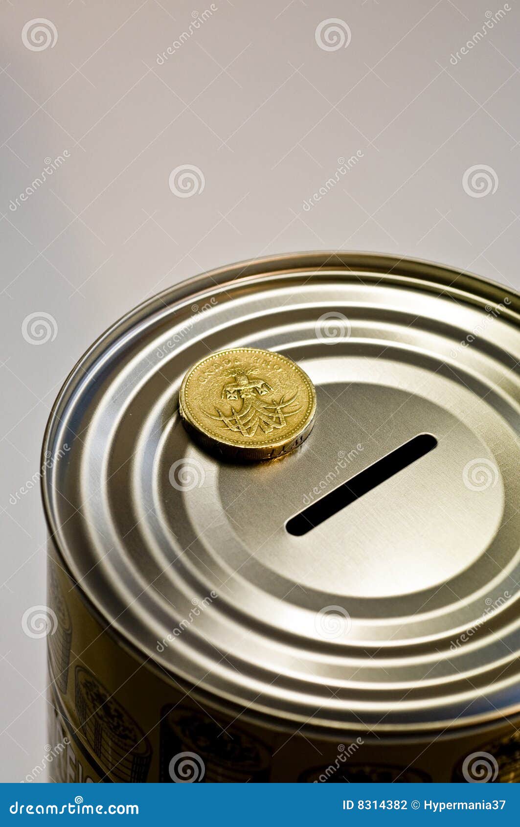 Tin money box stock photo. Image of investment, conceptual - 8314382