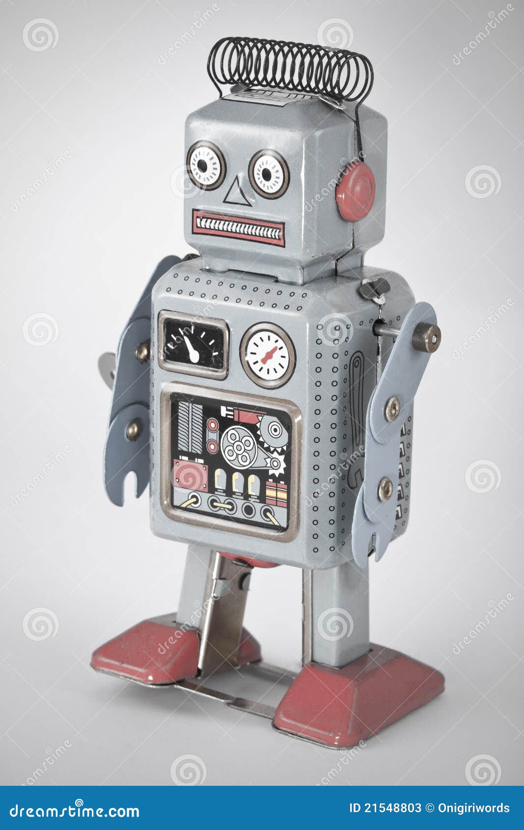 Tin Robot stock image. Image of nice, ariticial, cute - 21548803