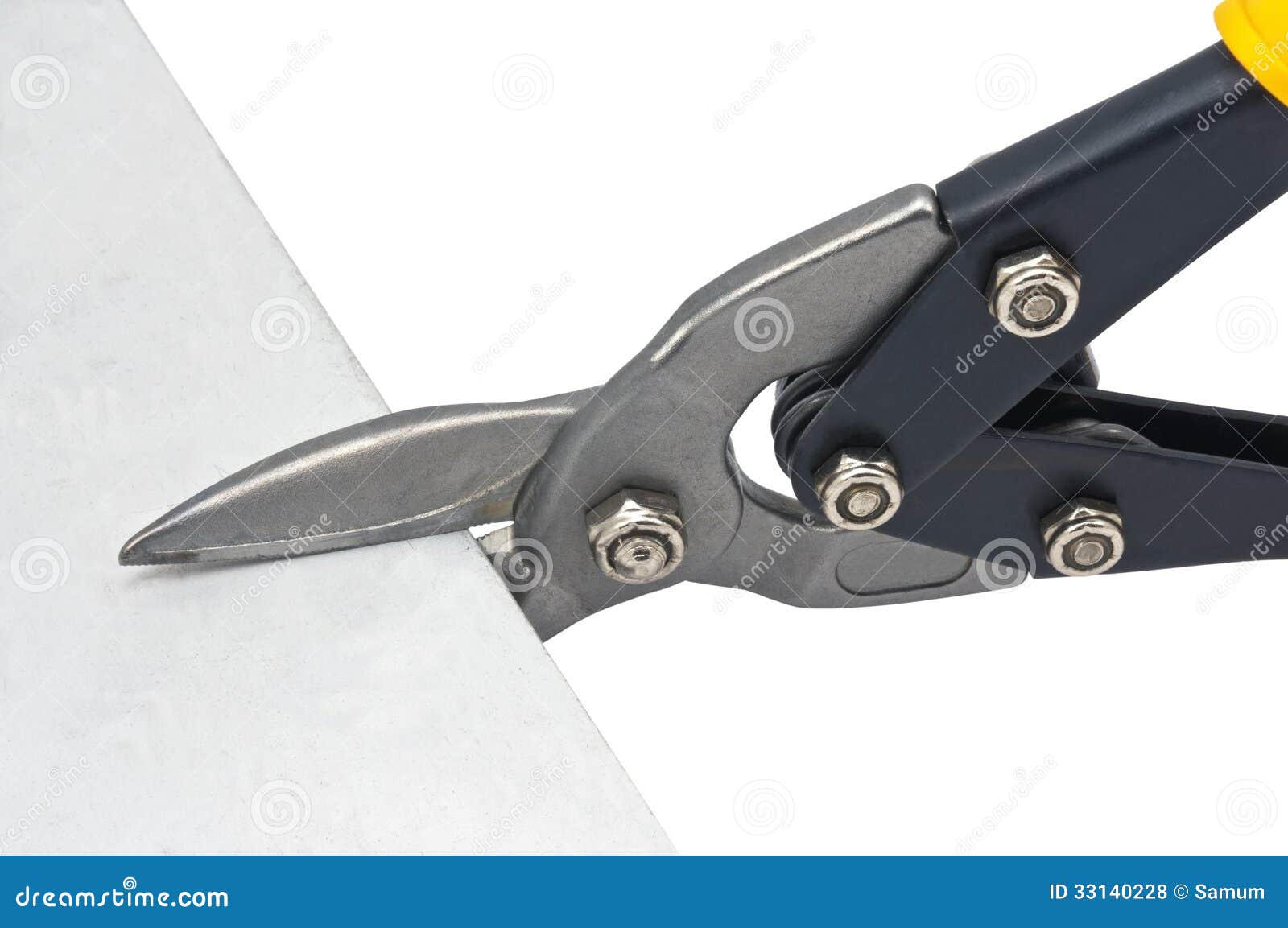 Tin Snip stock photo. Image of object, material, professional - 33140228