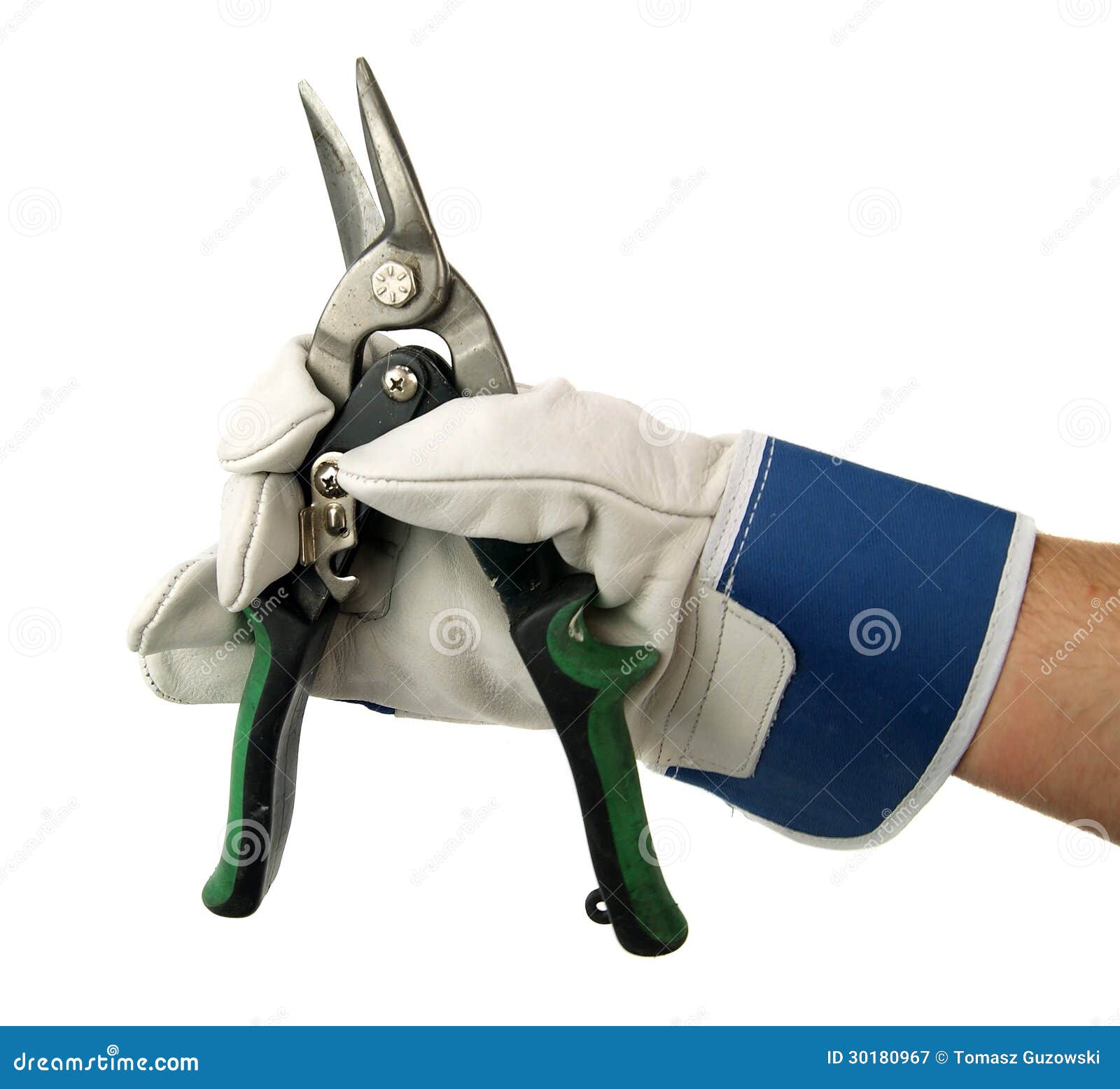 Tin shears stock image. Image of clippers, isolated, cutter - 30180967