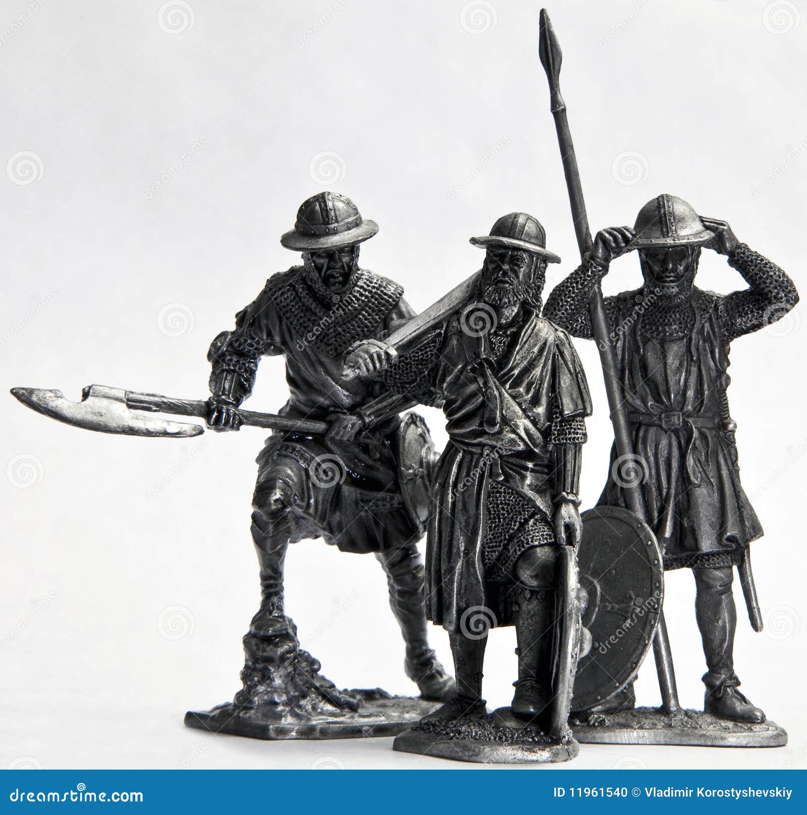 Tin Soldiers stock photo. Image of metal, armor, ancient - 11961540
