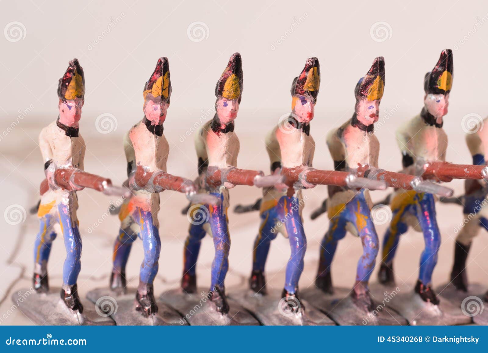 Tin soldiers stock photo. Image of forwards, traditional - 45340268