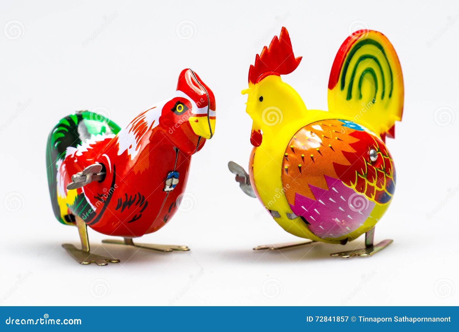 Tin Toy Chicken imagen de archivo. Imagen de colorido - 72841857