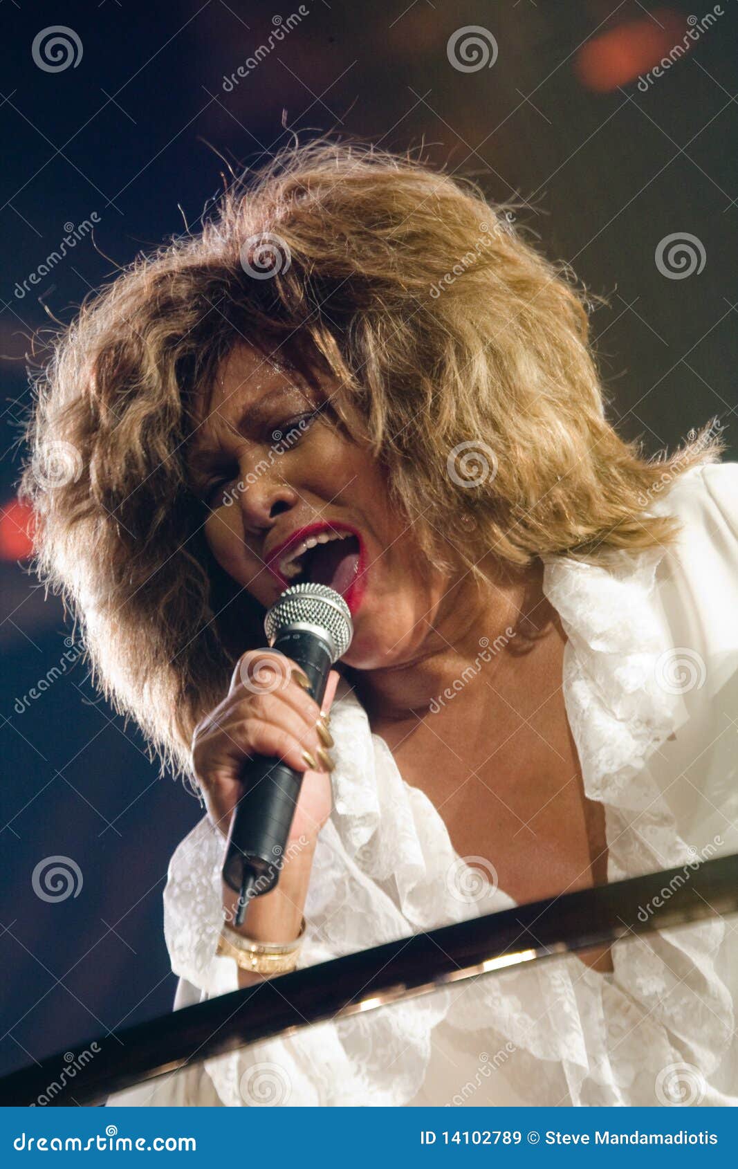 Tina Turner Live in Montreal Editorial Stock Image - Image of glamour ...